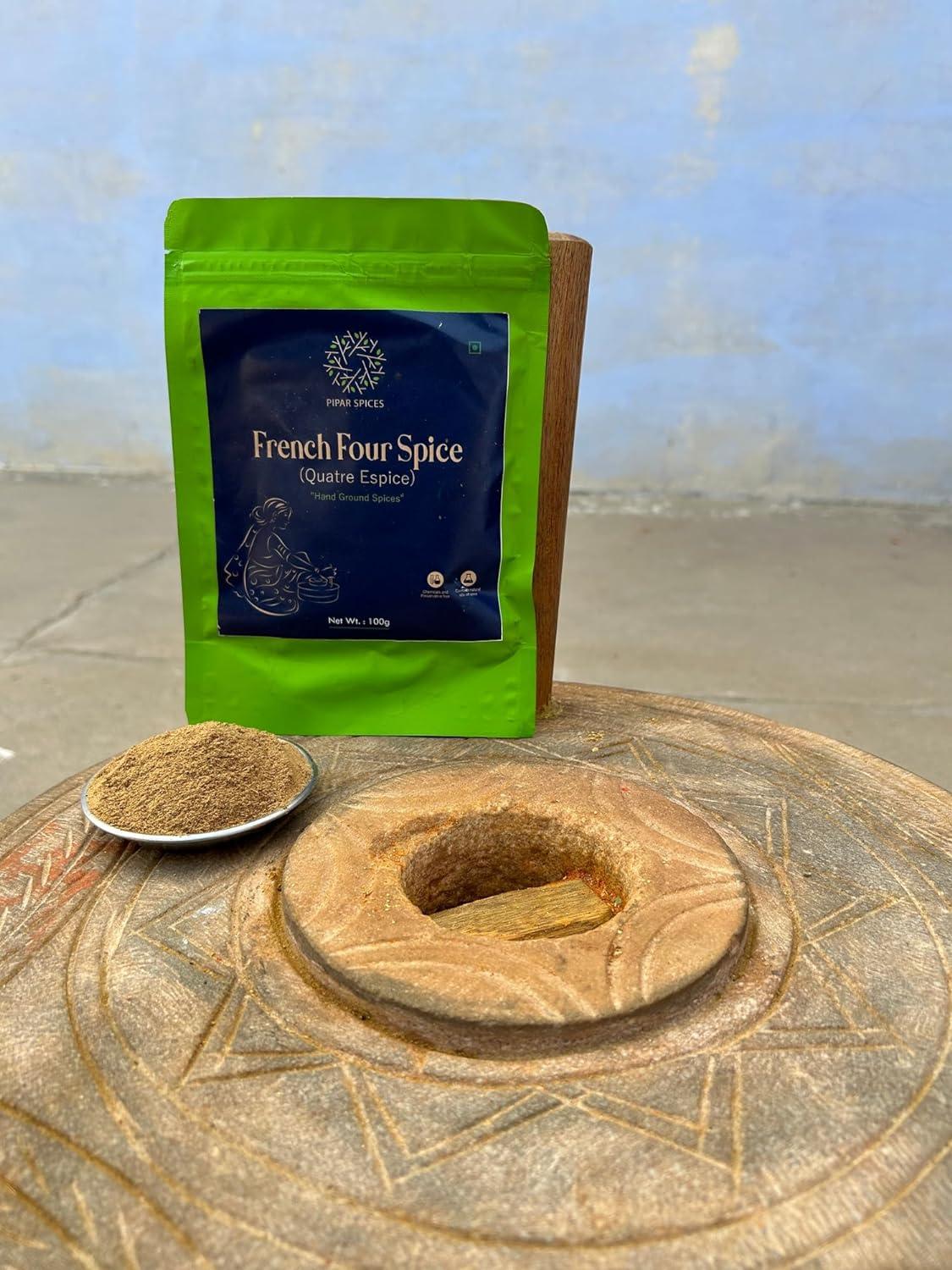 Pipar Spices Quatre Epices (French Four Spice) - Hand Grounded for Rich ...