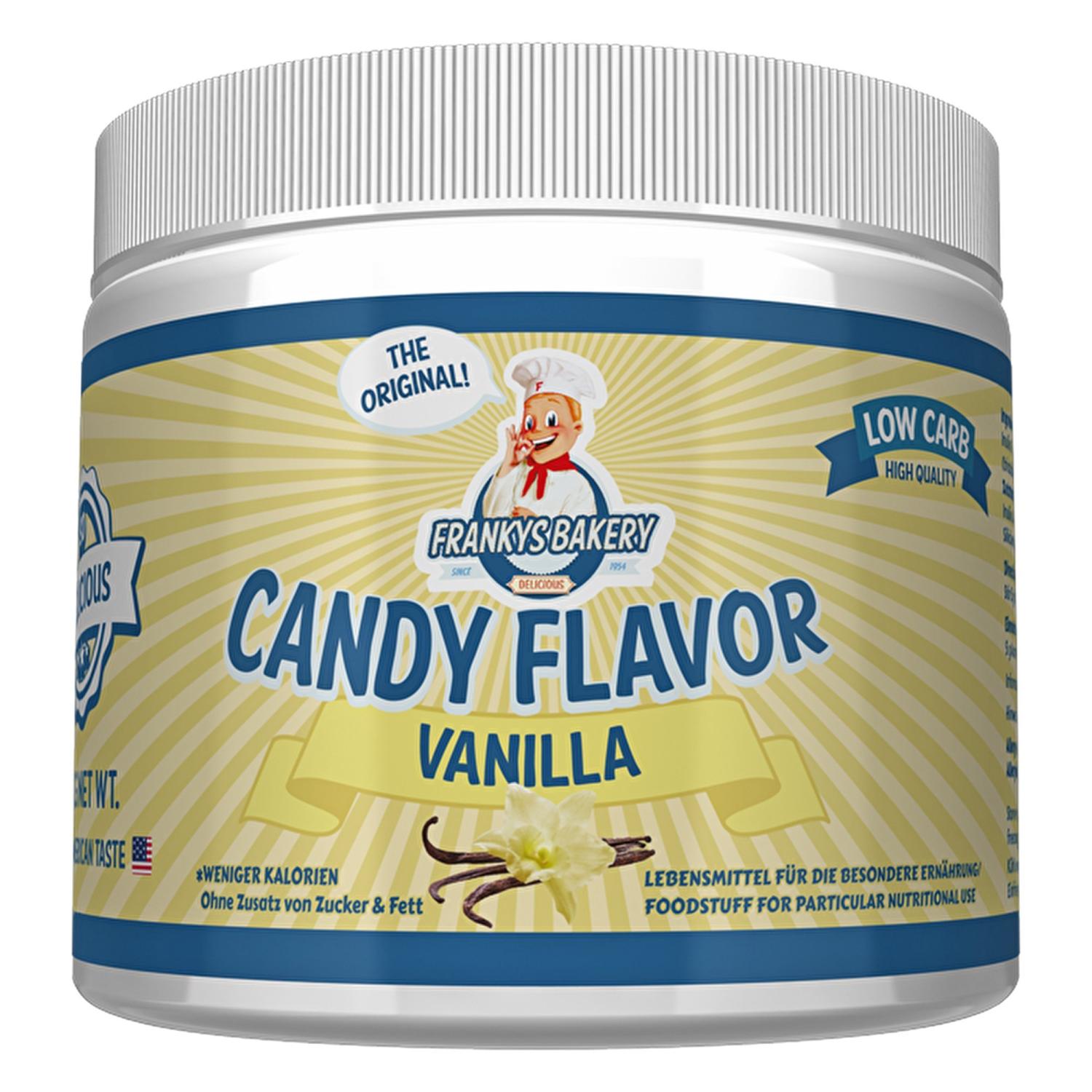 FRANKYS BAKERY Candy Flavor Powder 200g (Vanilla) Delicious Calorie ...