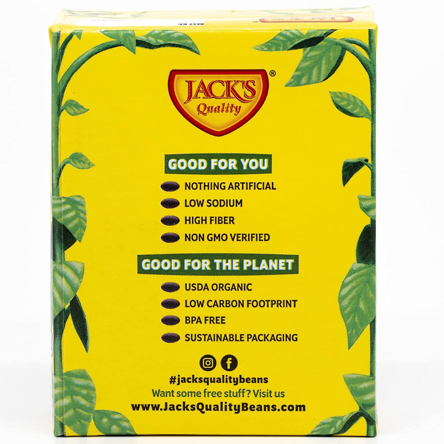 Jack's | Organic Black Beans 13.4 oz.| Packed with Protein and Fiber ...