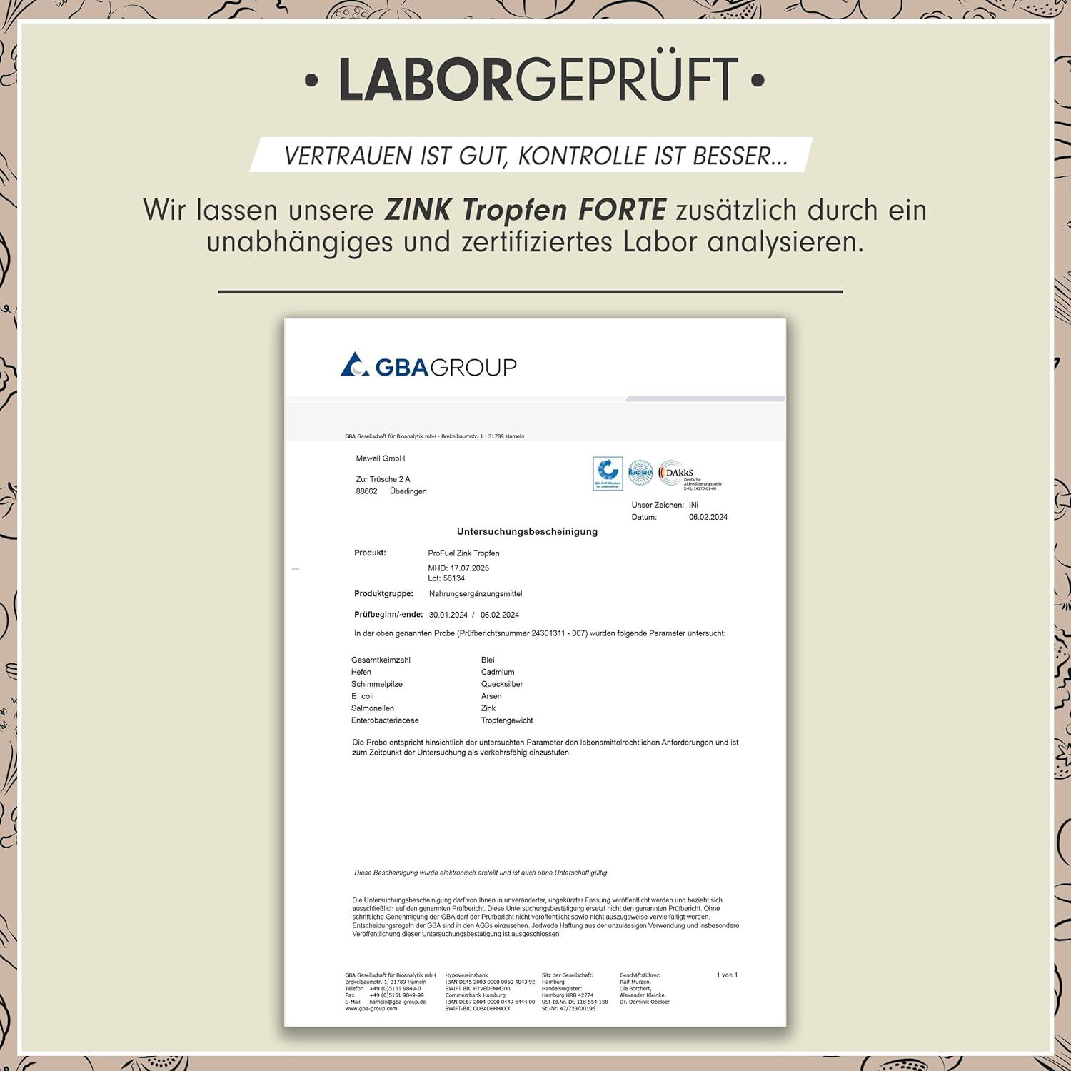 Zinc Drop Forte 2x100ml - 5400 Drops 3mg Ionic Zinc per Drop High ...
