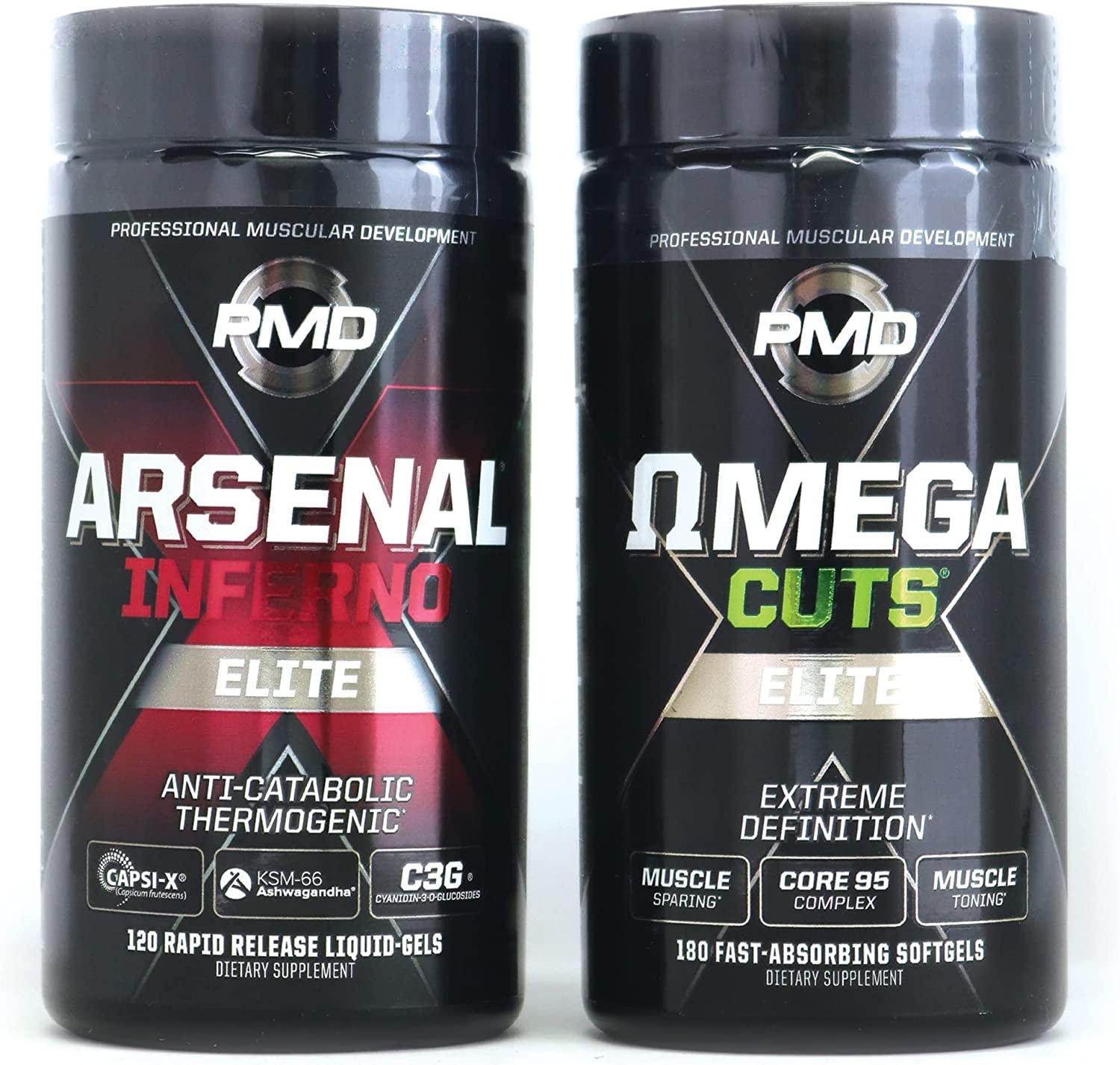 PMD Sports Six Week Inferno Stack: Maximum Strength Fat Burner and CLA ...