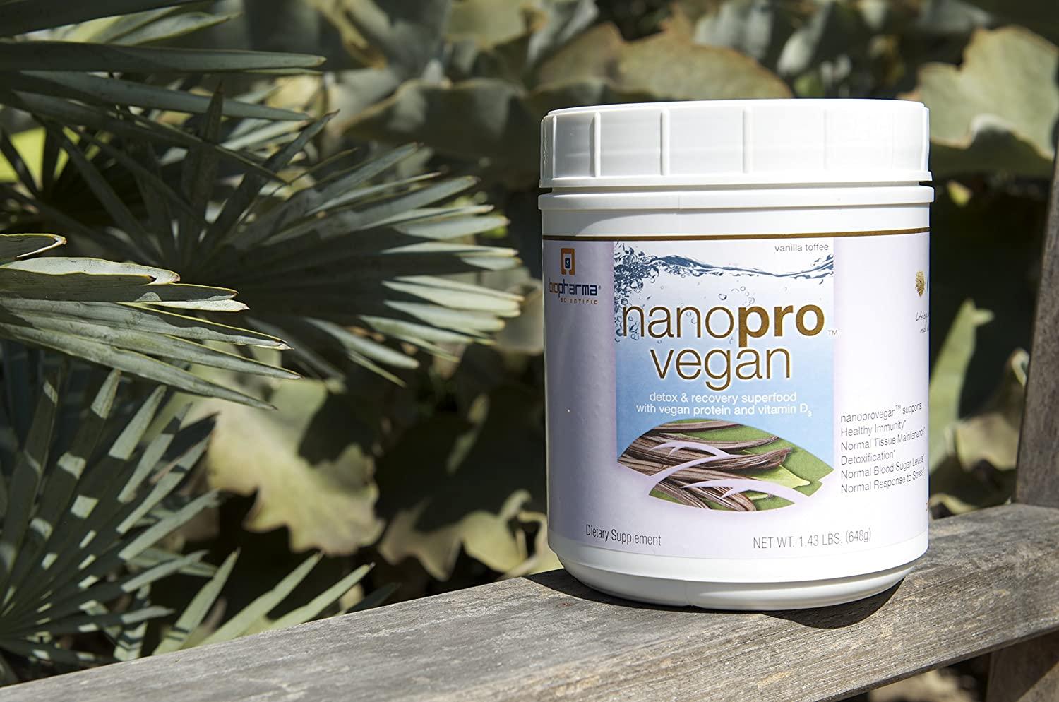 Biopharma Scientific NanoPro Vegan Protein Powder | Vanilla Toffee ...