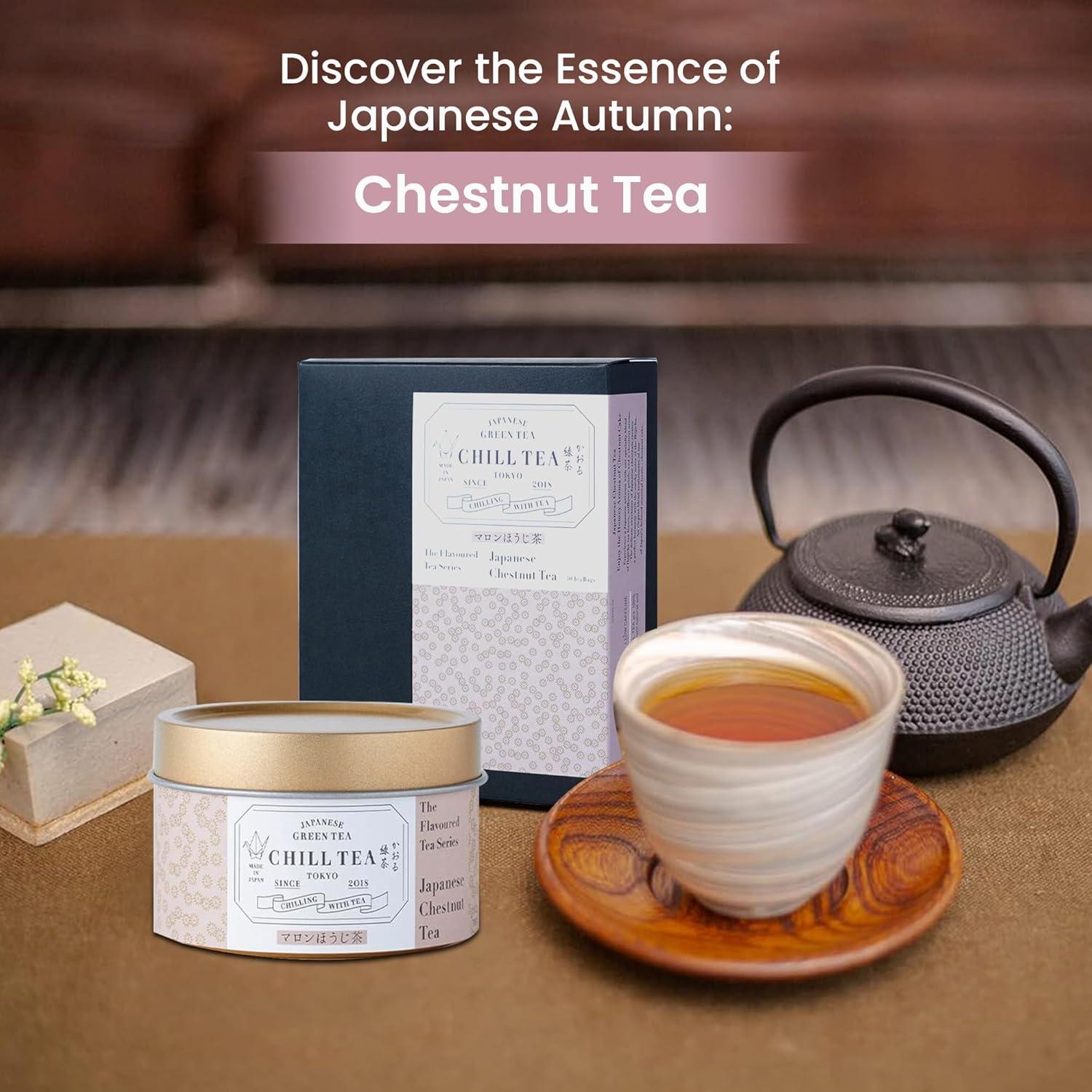 Japanese Chestnut Tea by CHILL TEA Tokyo (30g Loose Leaf)- Japanese ...