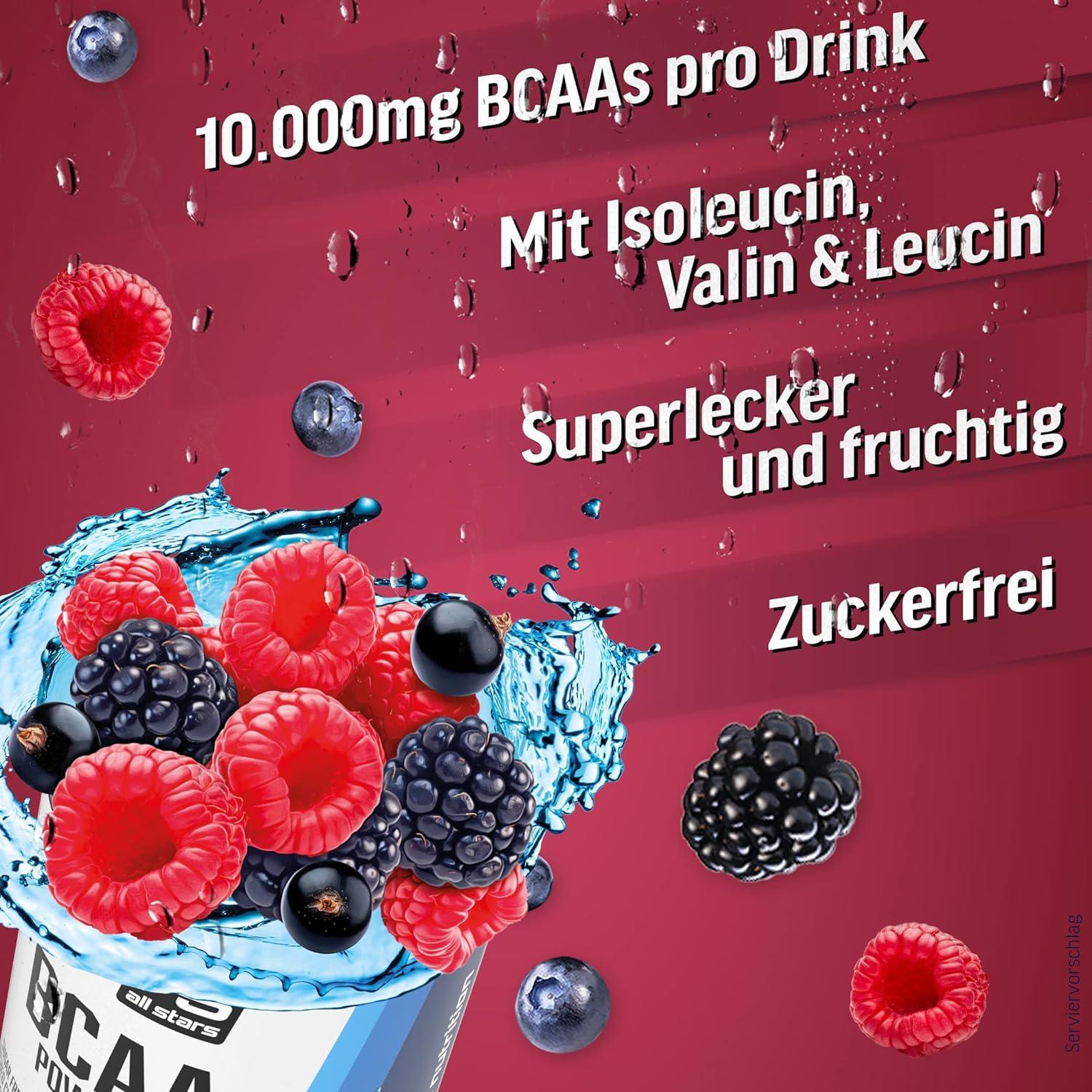 All Stars BCAA Powder 420g - Sugar-Free Vegan Branched-Chain Amino ...
