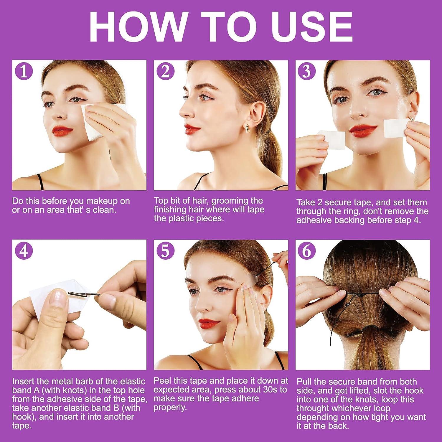 Invisible Face Lift Tape | Ultra-thin Instant Lifting for Wrinkles and ...