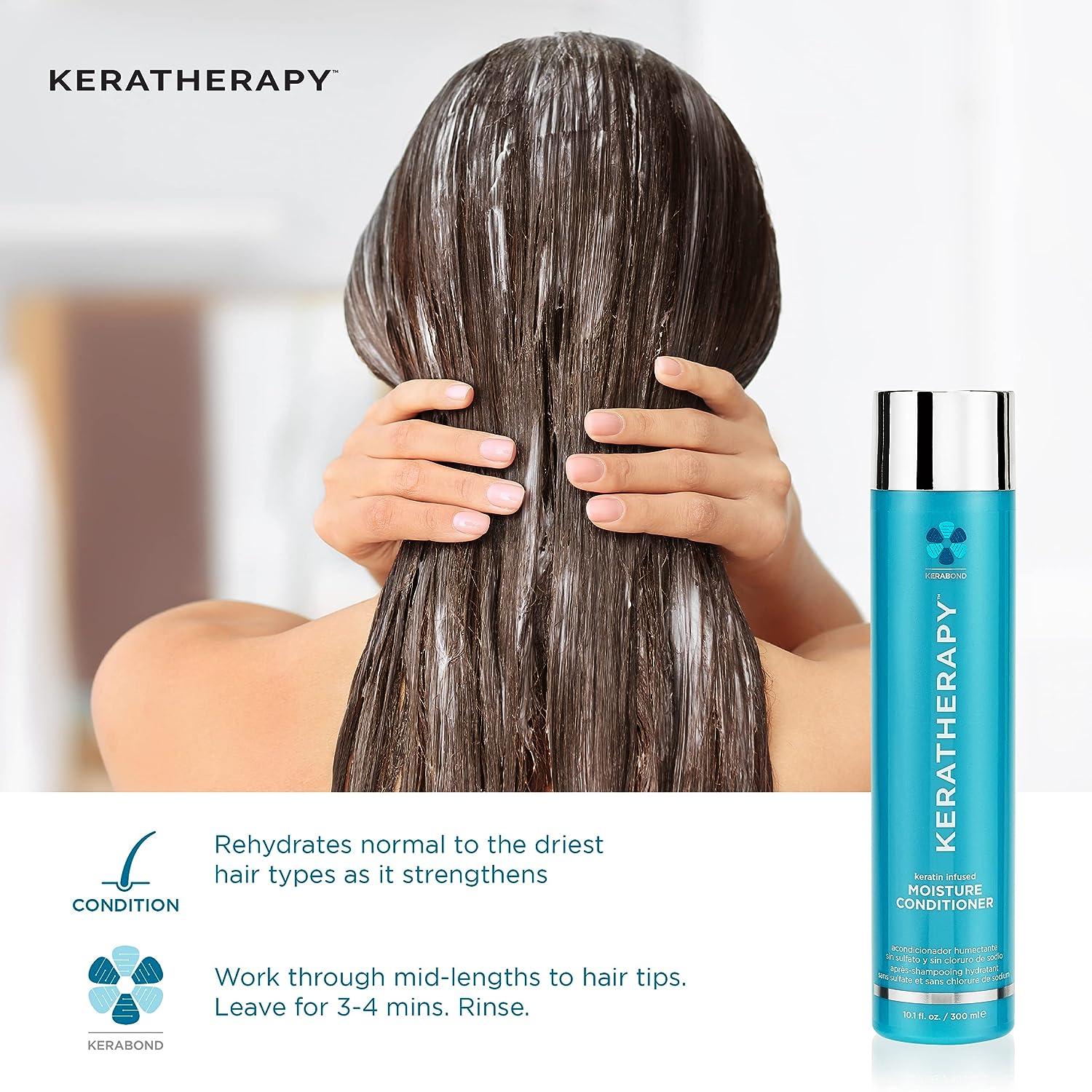 KERATHERAPY Keratin Infused Moisture Shampoo 33.8 fl. oz. - Anti Frizz ...