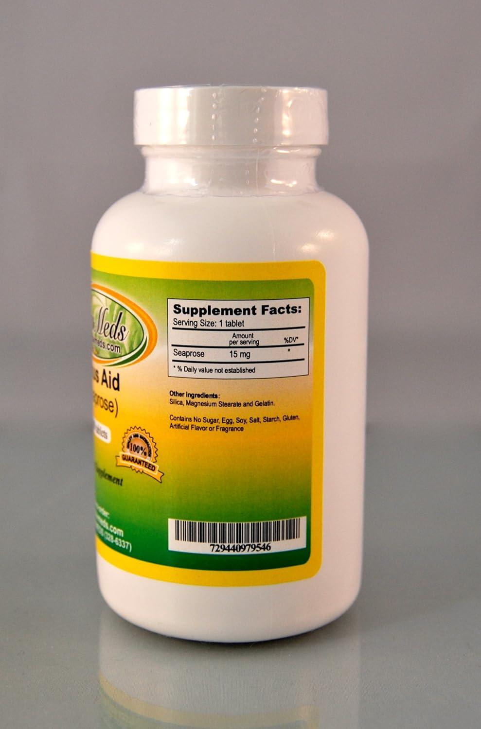 Sinus Aid (Seaprose) 200 Tablets - Natural Sinus Relief - 2x100 Count ...