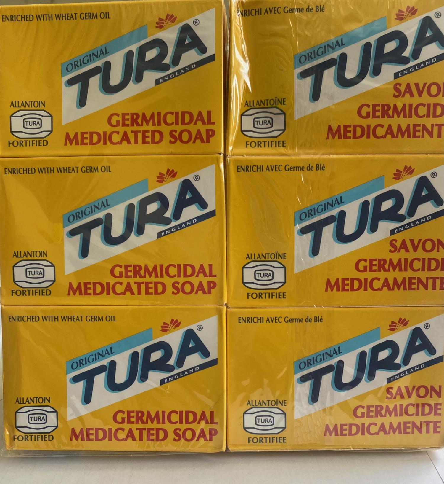 Tura Original Germicidal Soap - Medicated with Allantoin & Wheat Germ ...