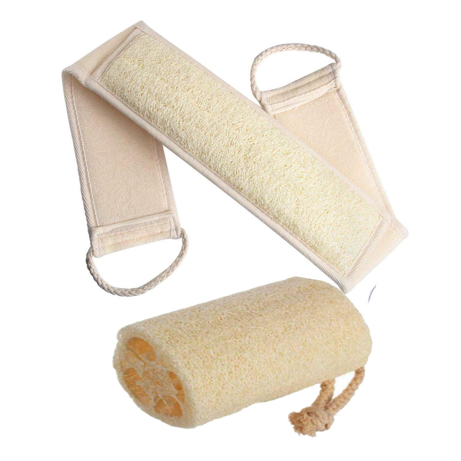 Women's Bathing Exfoliant: Back Luffa Loofah Shower Sponge Gourd | Buy ...