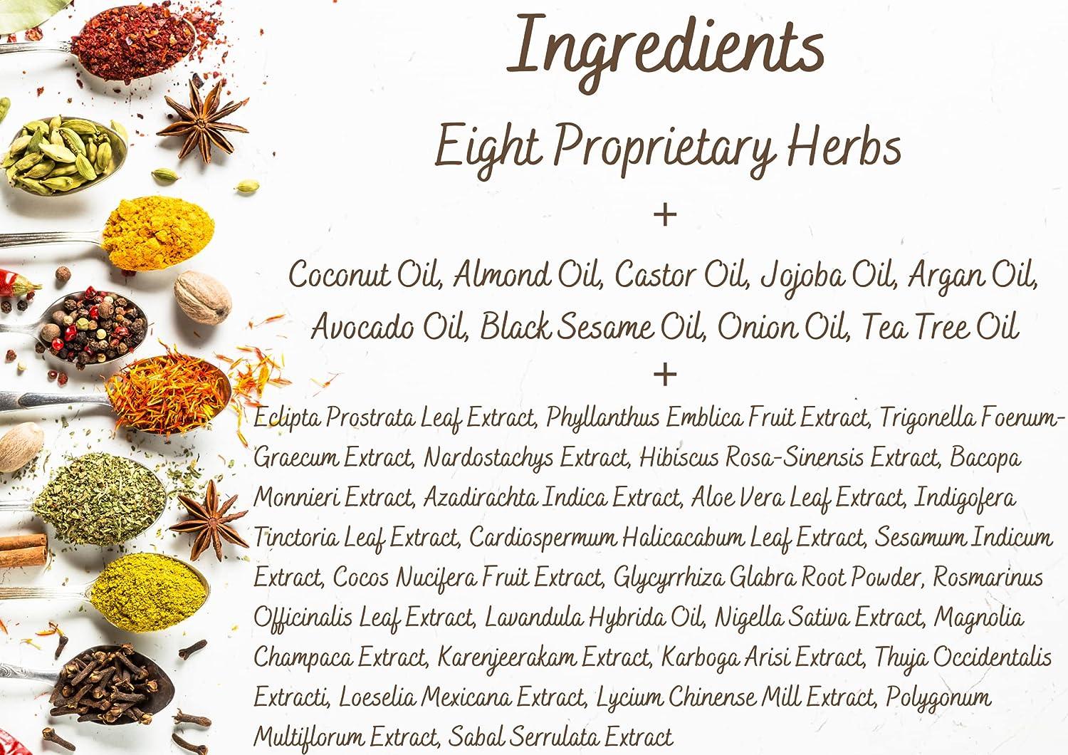 Eco-Luxe Herbal Hair Rejuvenator Oil - Intensive 22-Herb & 8-Oil ...