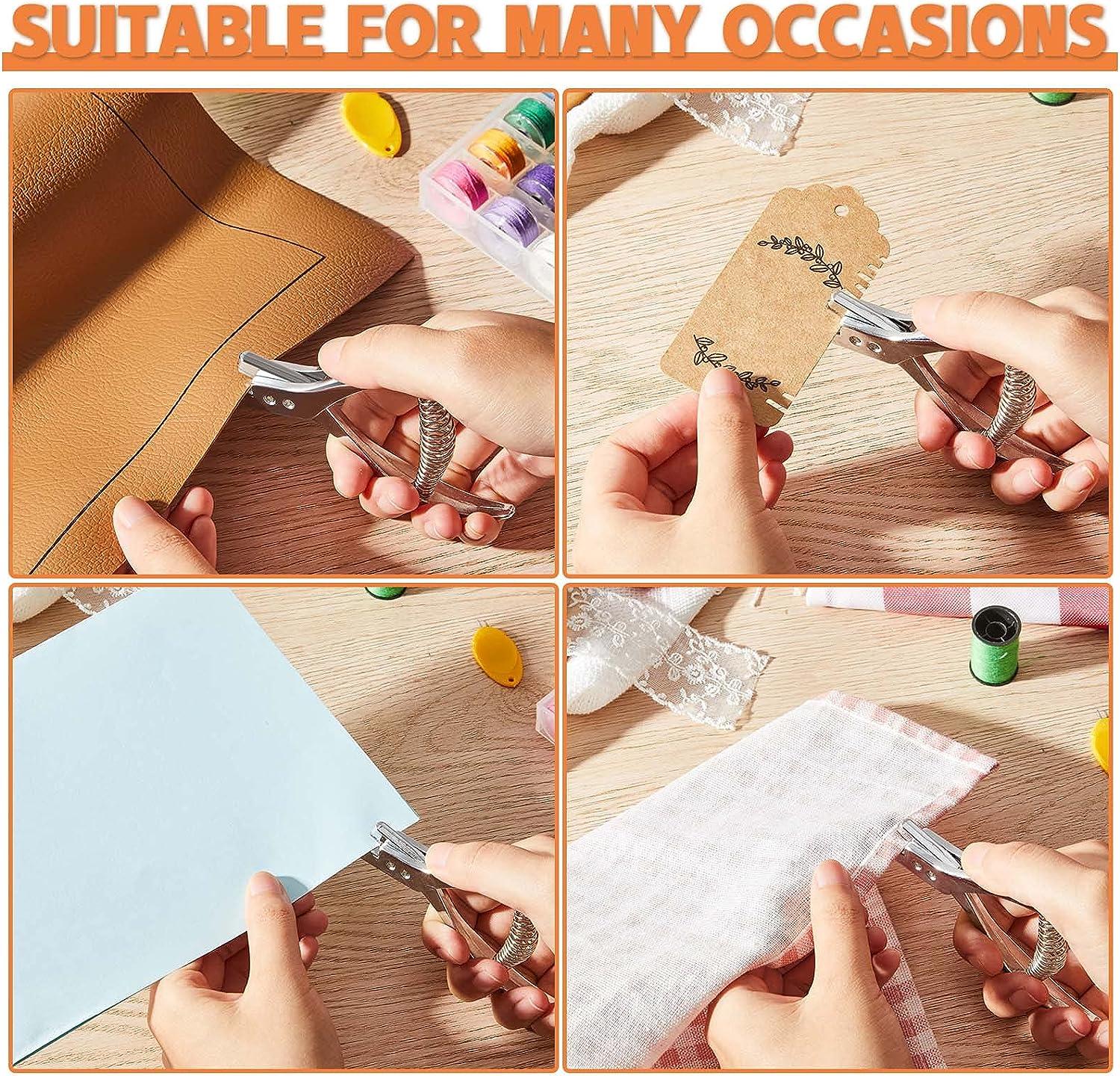 2 Pieces Pattern Notcher Stainless Steel Pattern Notcher Paper Notcher ...