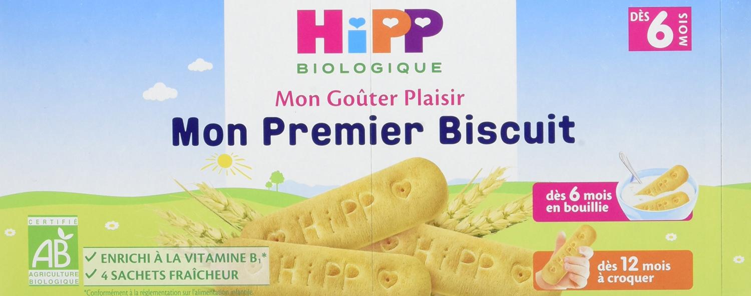 HiPP Organic Mon Premier Biscuit box 180 g from 6 months | Buy Now with ...