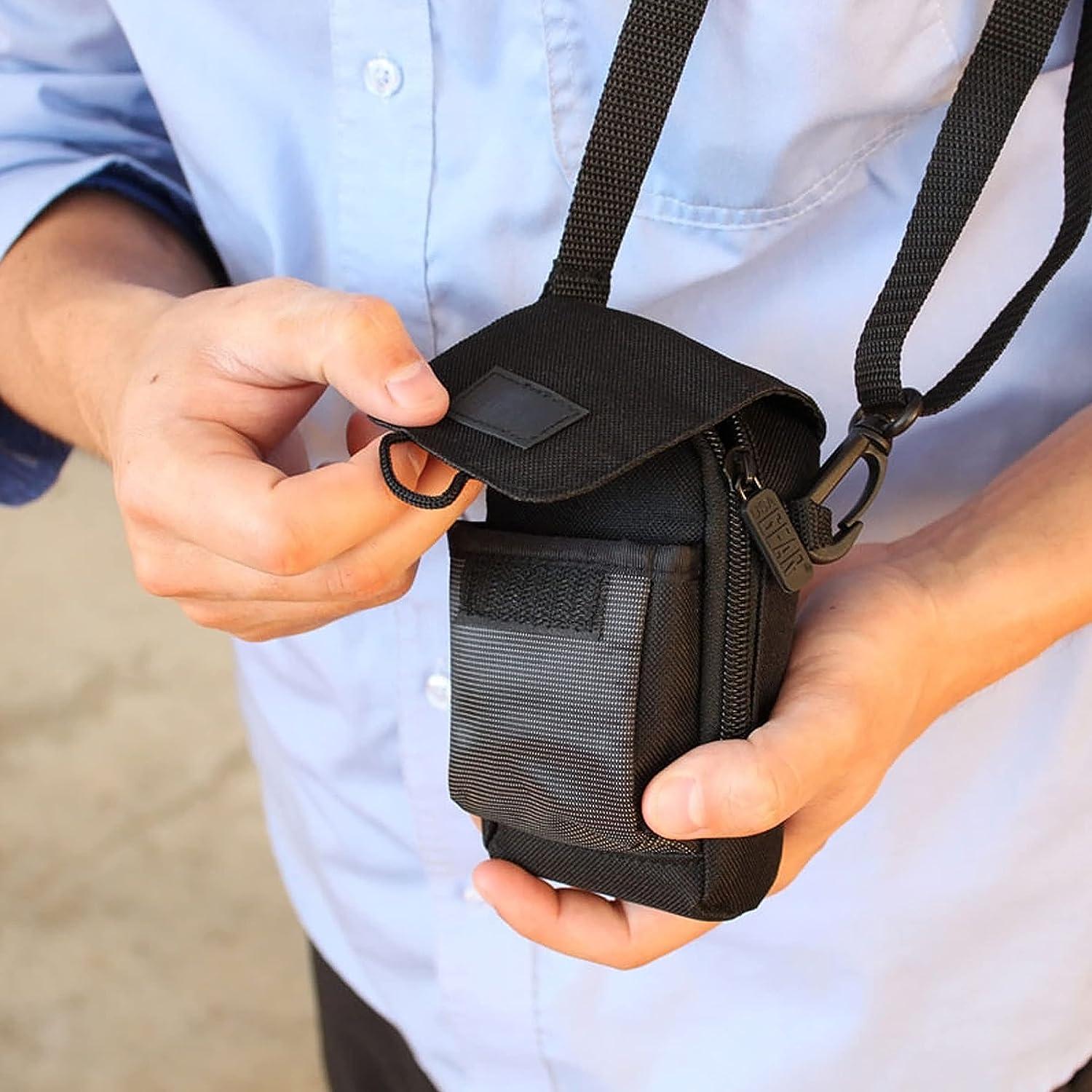 USA GEAR Small Binocular Case - Compact, Weather Resistant with ...