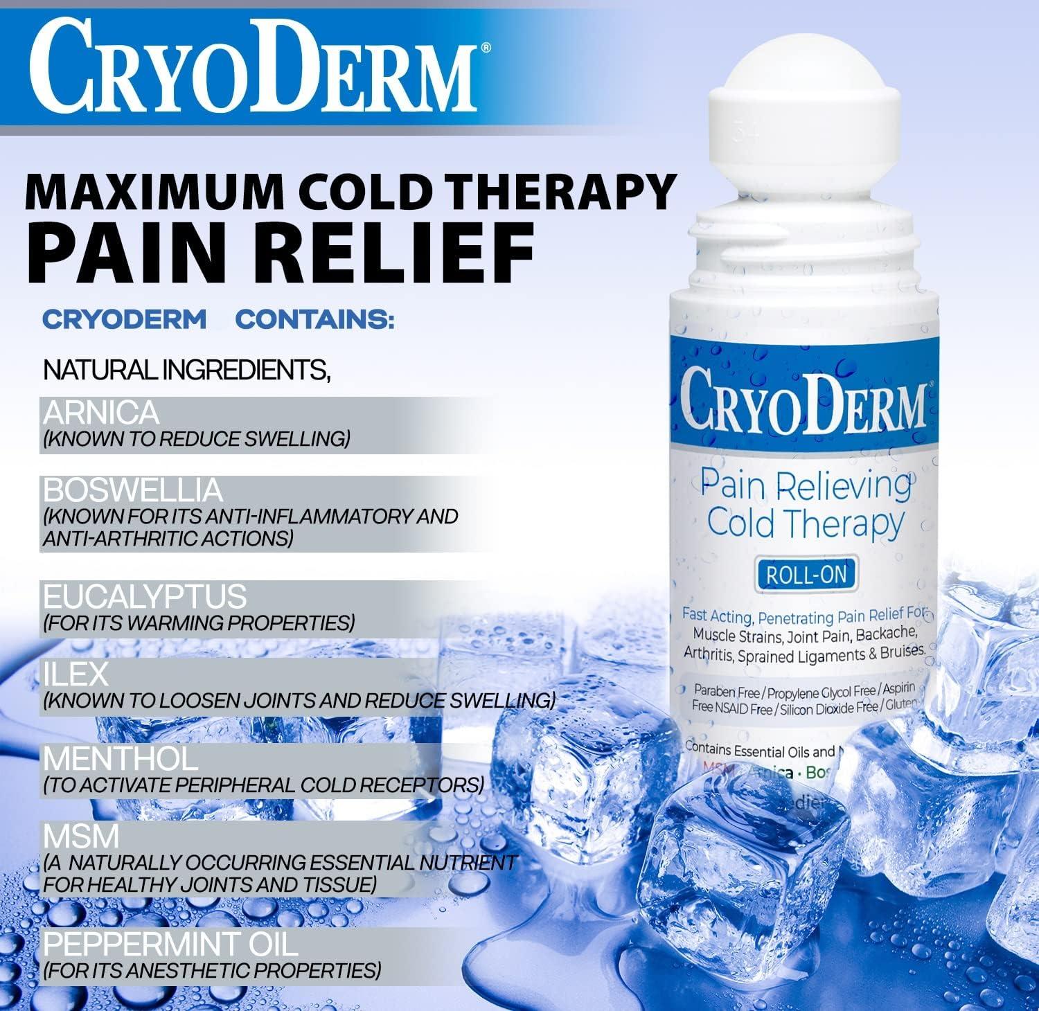 CryoDerm 4 oz Spray Cold Therapy (1 Pack) 4 Fl Oz (Pack of 1)