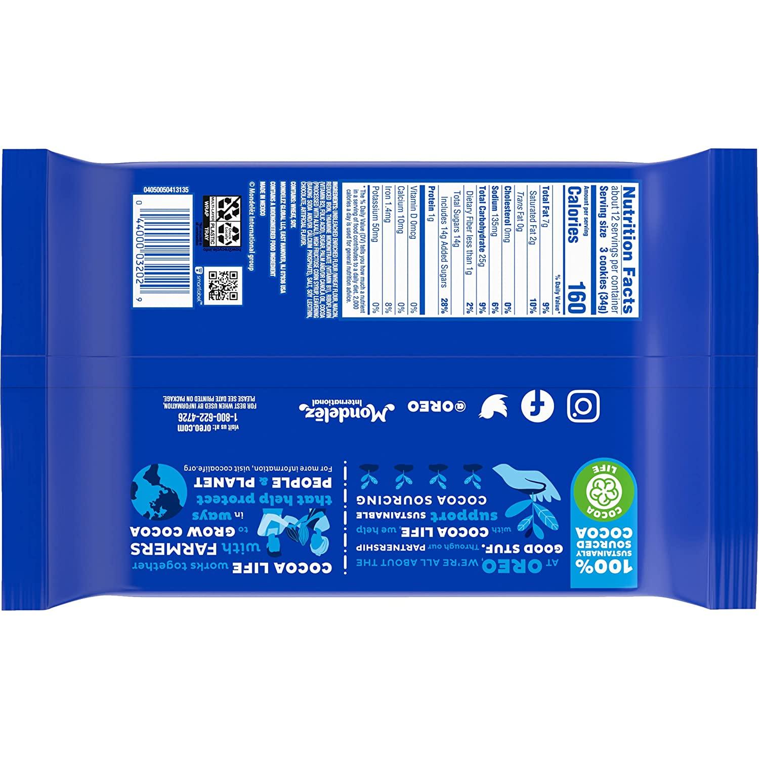 OREO Chocolate Sandwich Cookies - 14.3 oz | Delicious Cream-filled Treat