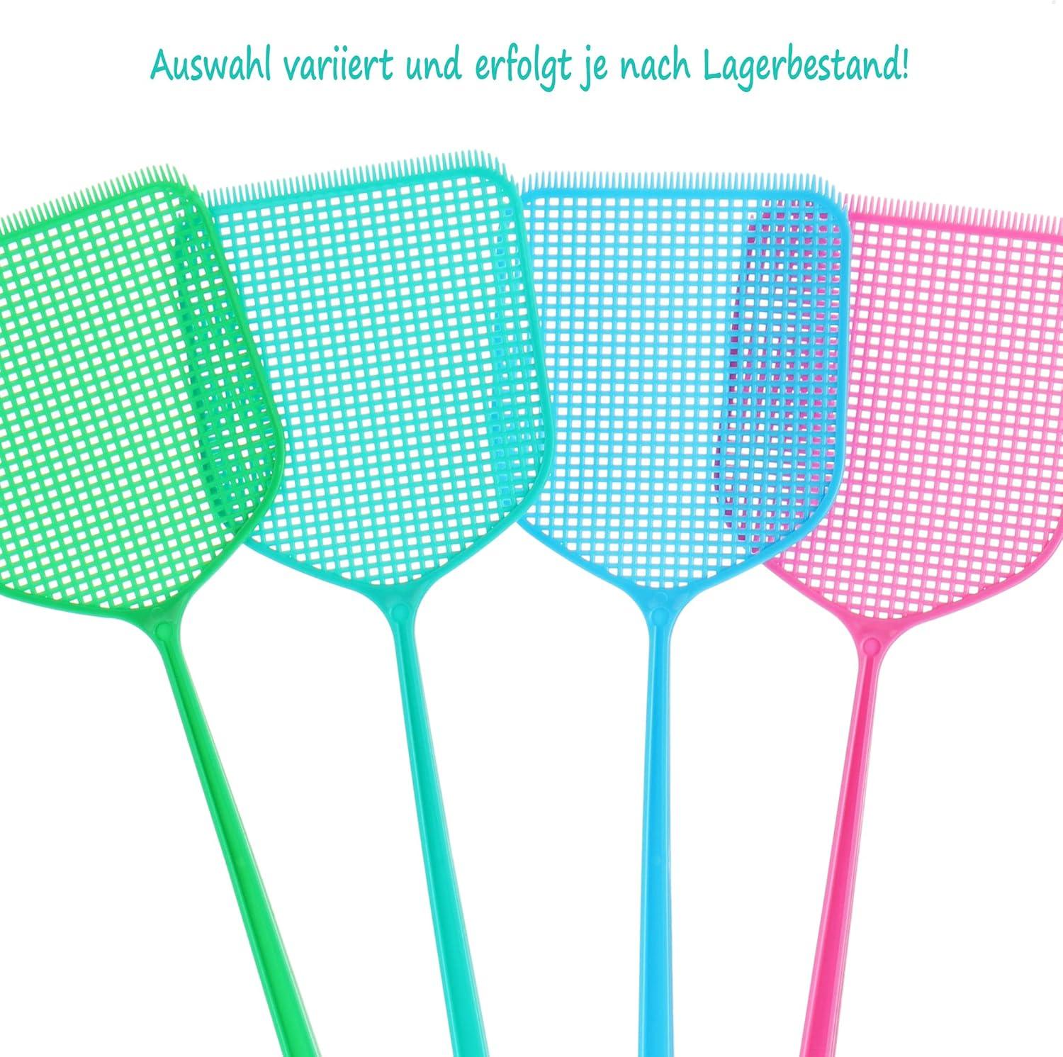 Buy COM-FOUR 8x Fly Clapping - Colorful Plastic Insect Protection 50cm ...