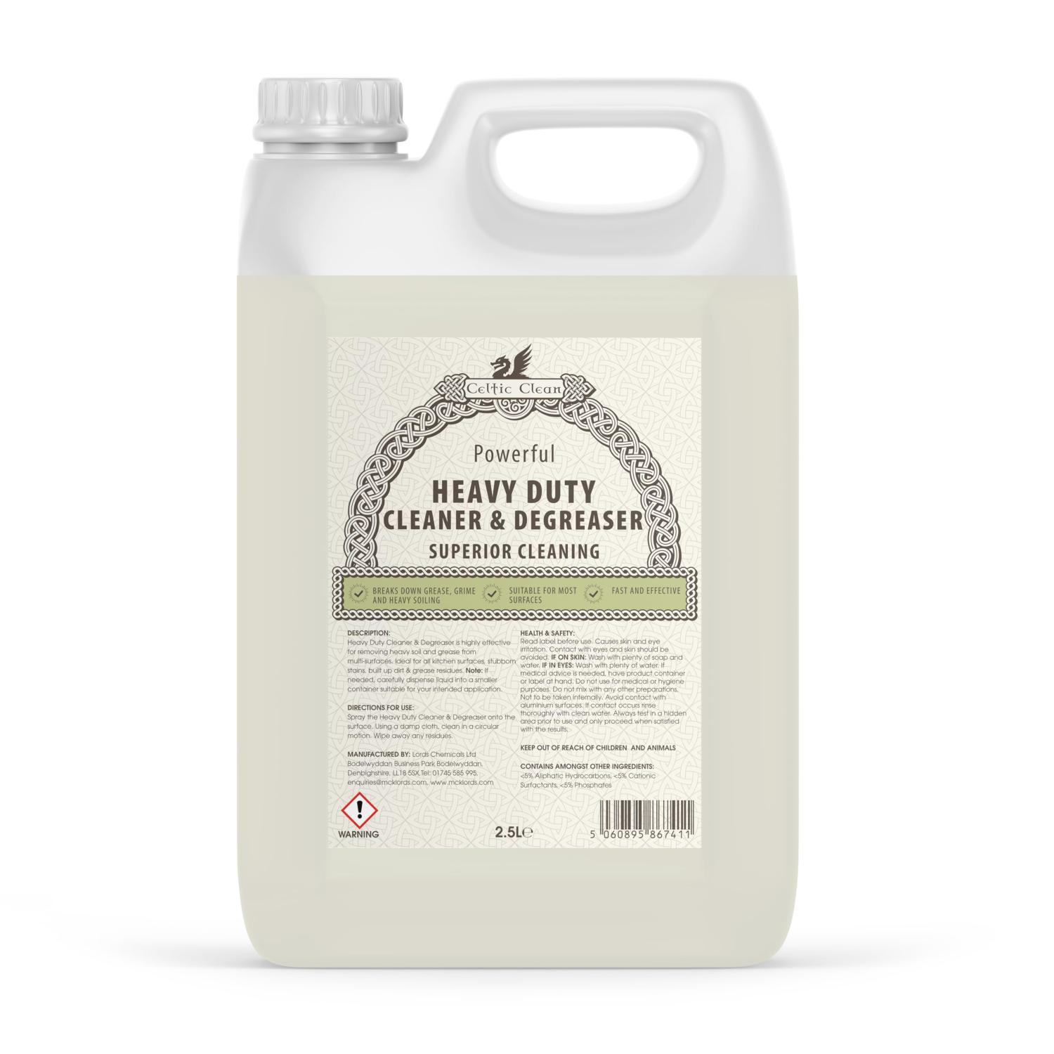 Celtic Clean - Heavy Duty Cleaner and Degreaser 2.5L - Powerful ...