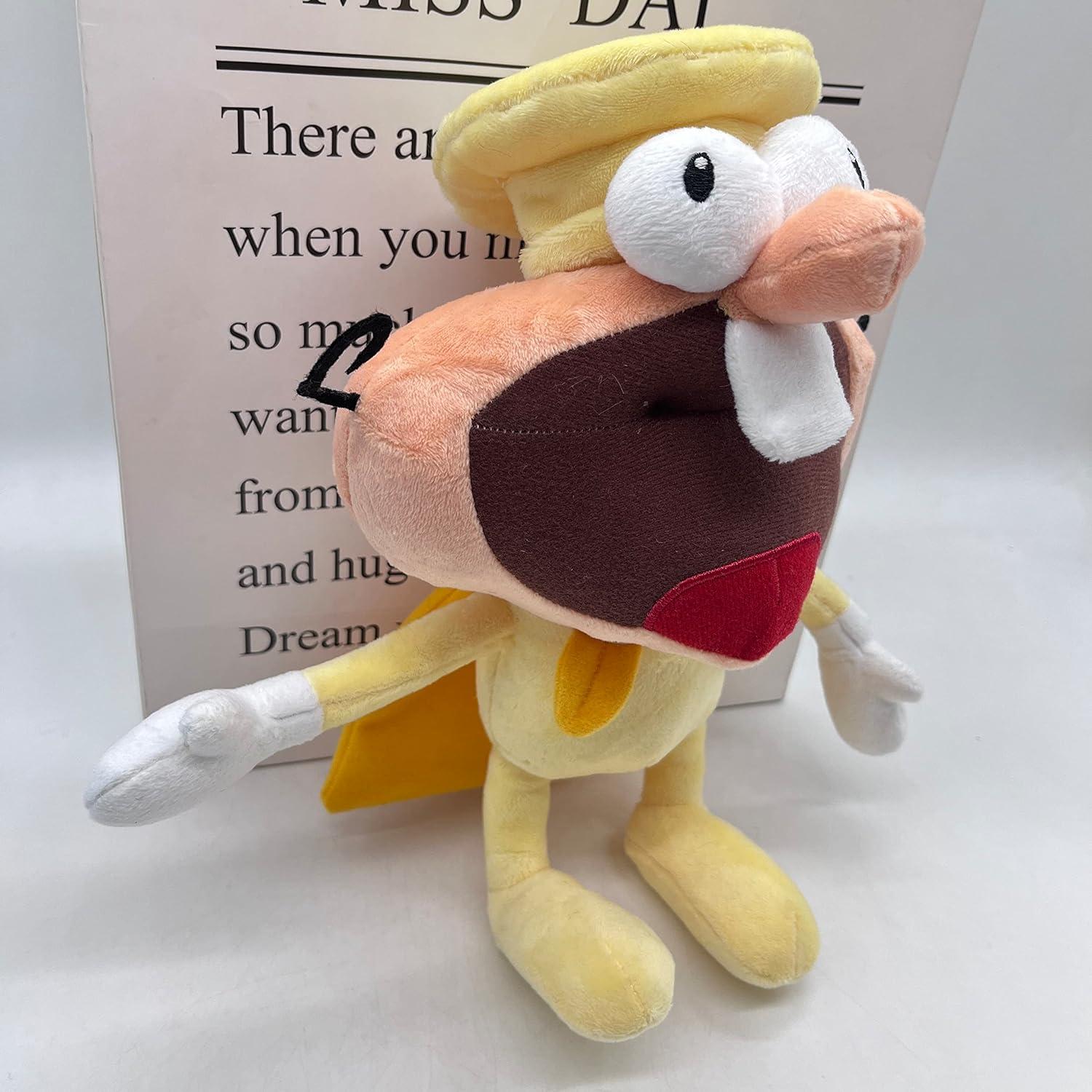 YUNTOY Pizza Tower Plush 10 Noise Peppino Pepperman Pizza Face Plushie ...