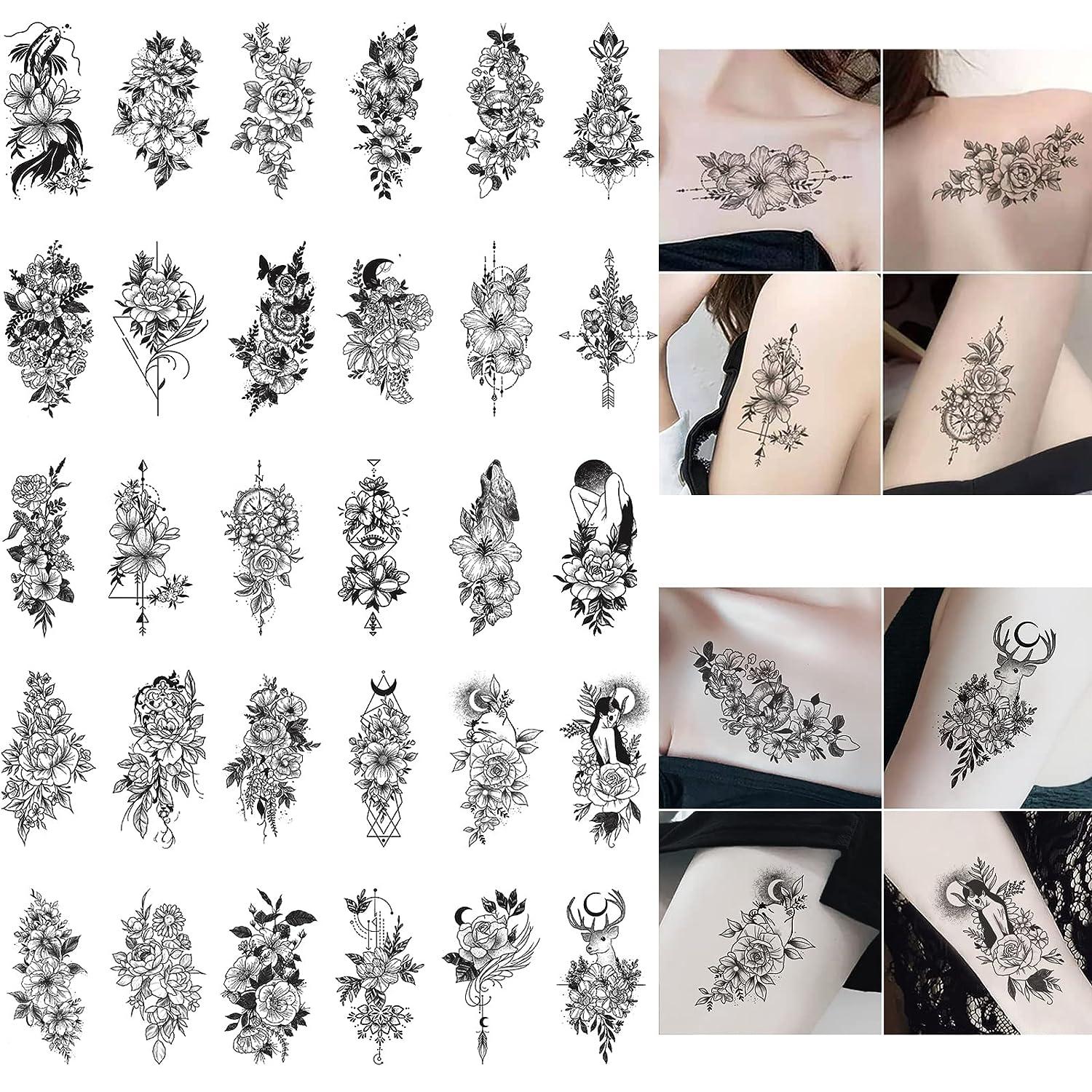 Flower Tattoo Designs On Paper | Best Flower Site