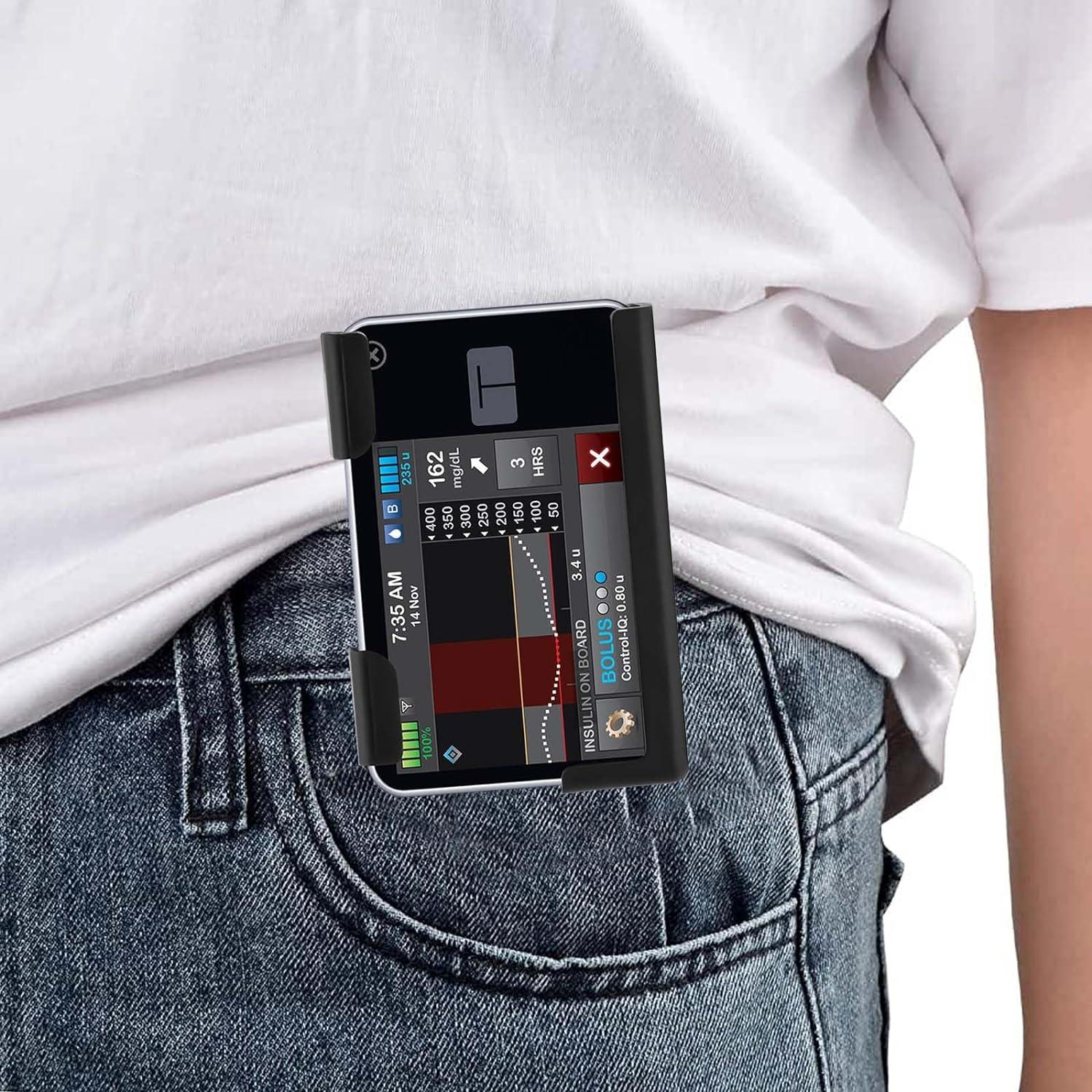 Diabetic Insulin Pump Holder | 360 Swivel Belt Clip for Medtronic ...