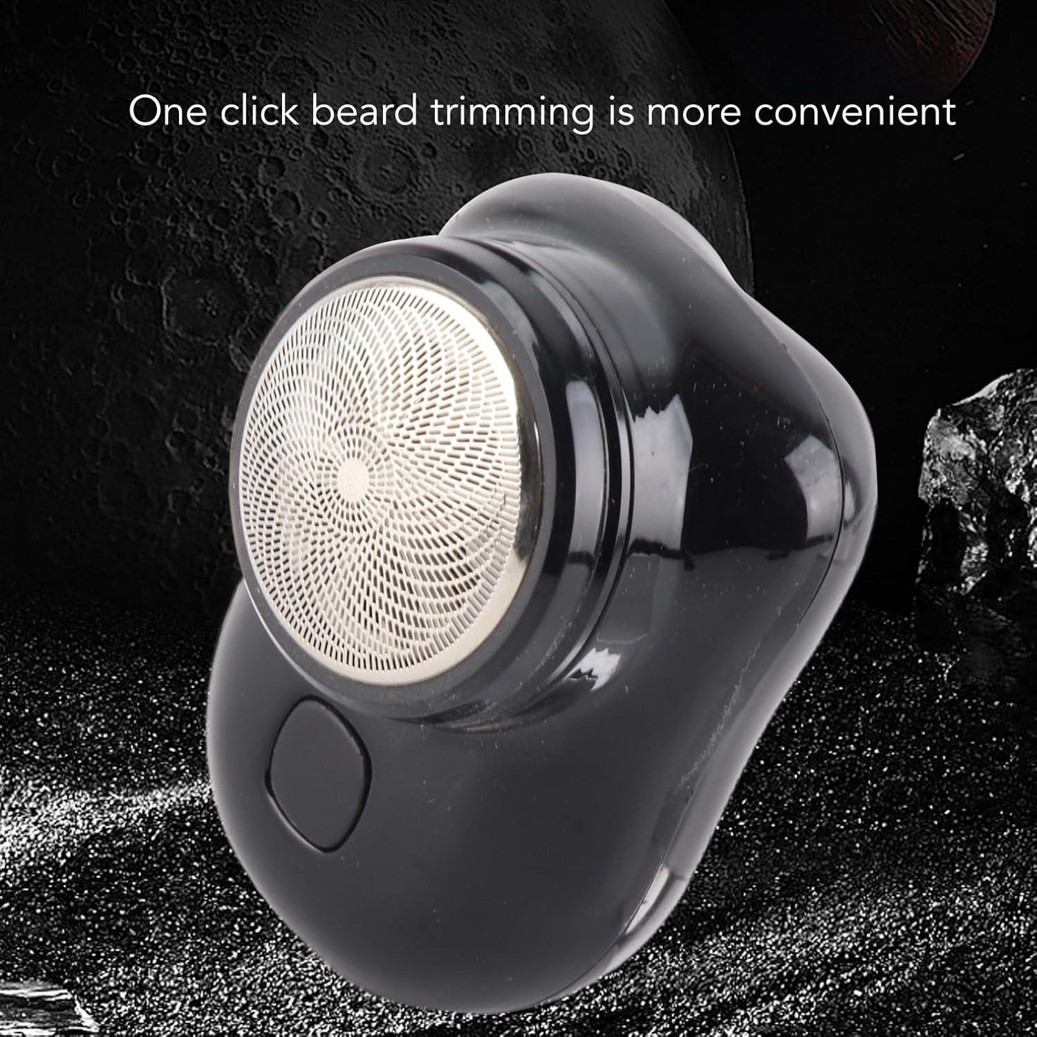 Mini Portable Electric Beard Trimmer Automatic Trimming Facial Use Hair ...