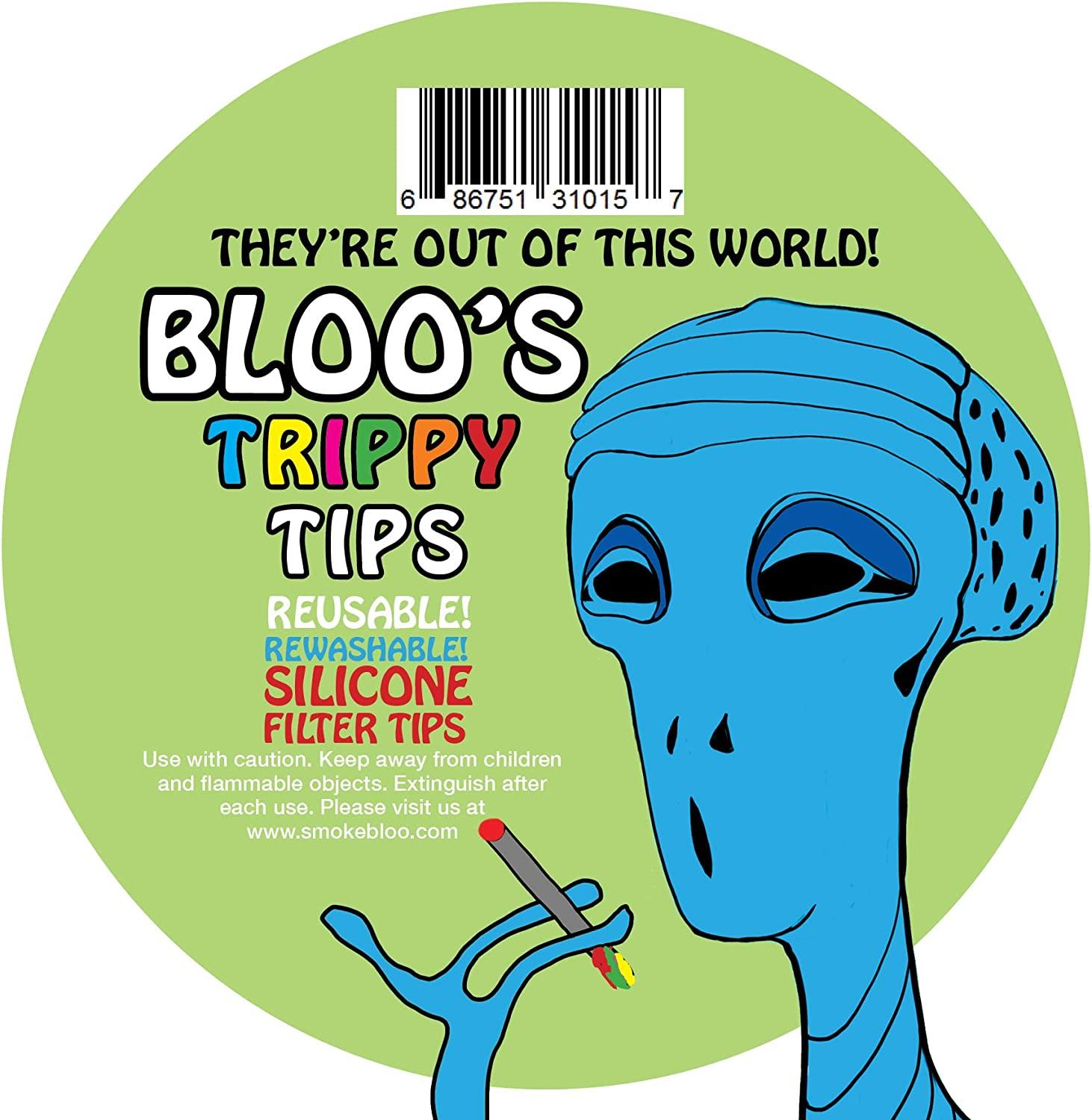 Quik Wikk 12 Pack Silicone Rolling Tips - Trippy Tips - Reusable, Clean ...