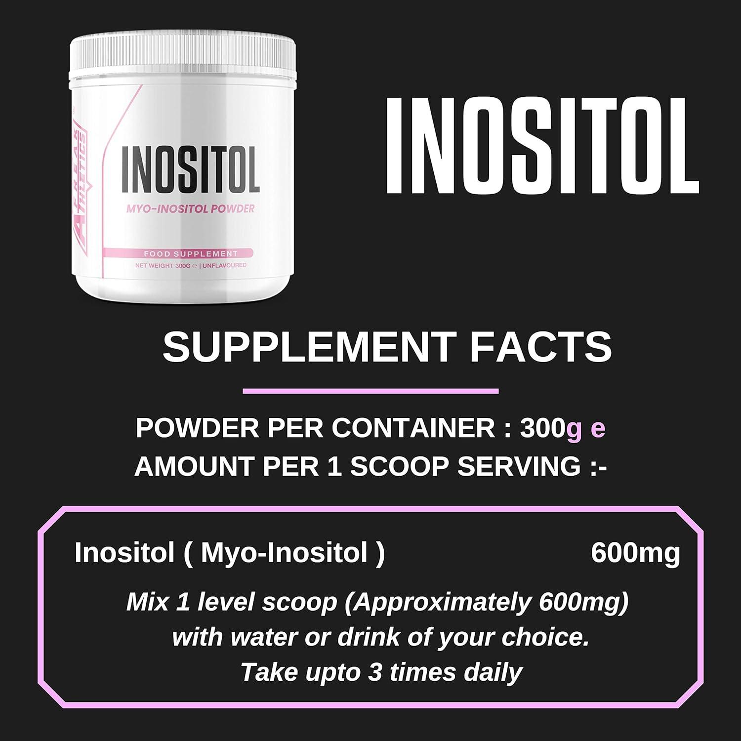 Inositol (Myo-Inositol) Powder 300g | Premium Powder for PCOS Support ...