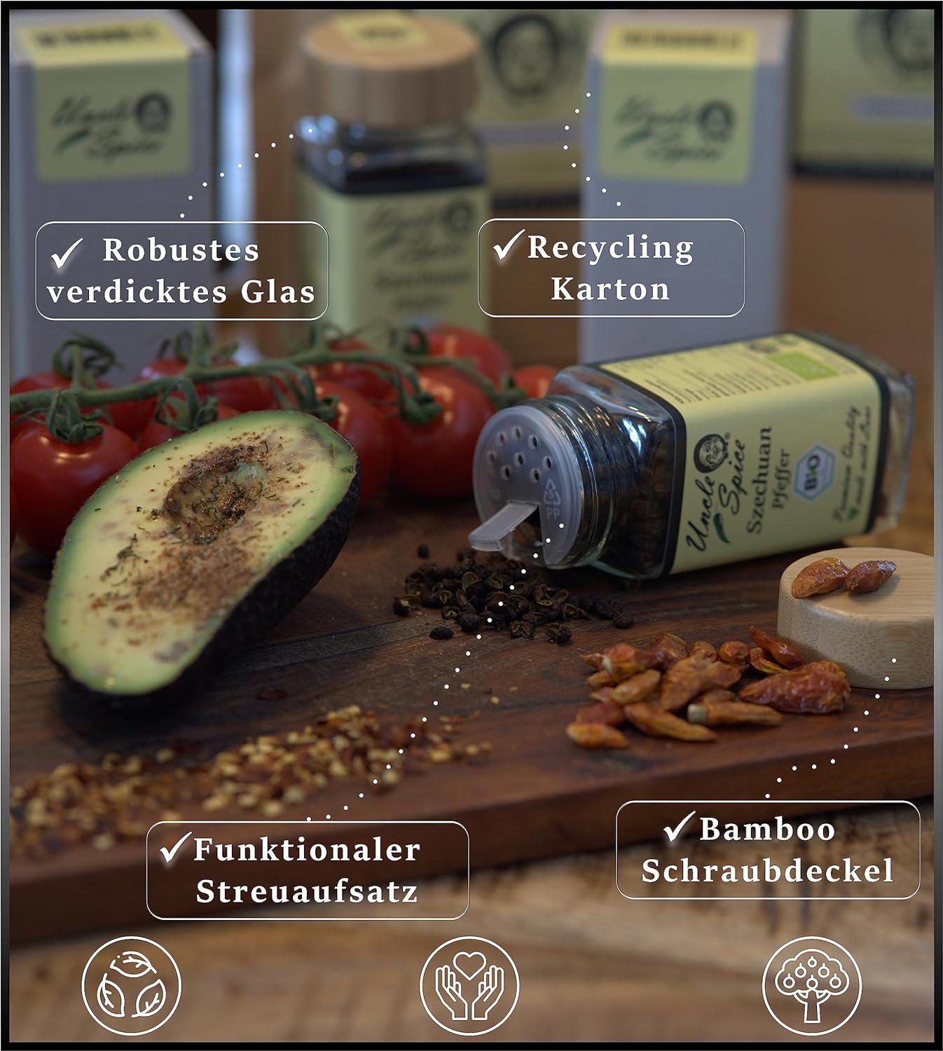 Uncle Spice Bio Curry Powder 45g - Authentic Madras Blend for Sauces ...