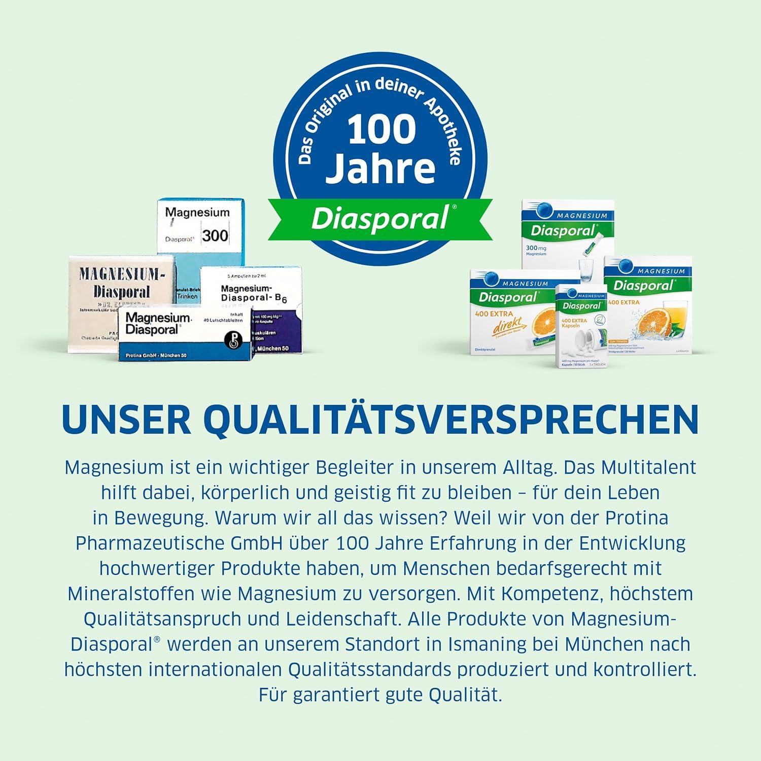 Buy Magnesium-Diasporal 300 mg Drinking Granulate - 100 Sticks ...