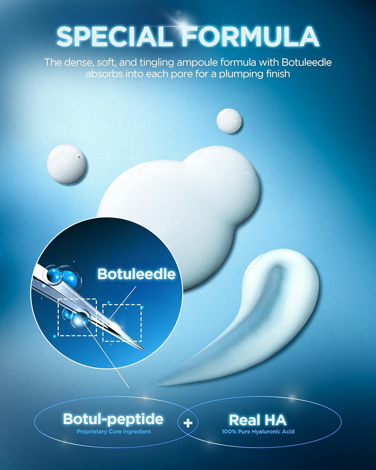 WELLAGE Hyper Peptide Botuleedle Ampoule - Korean Anti-Aging Serum with ...