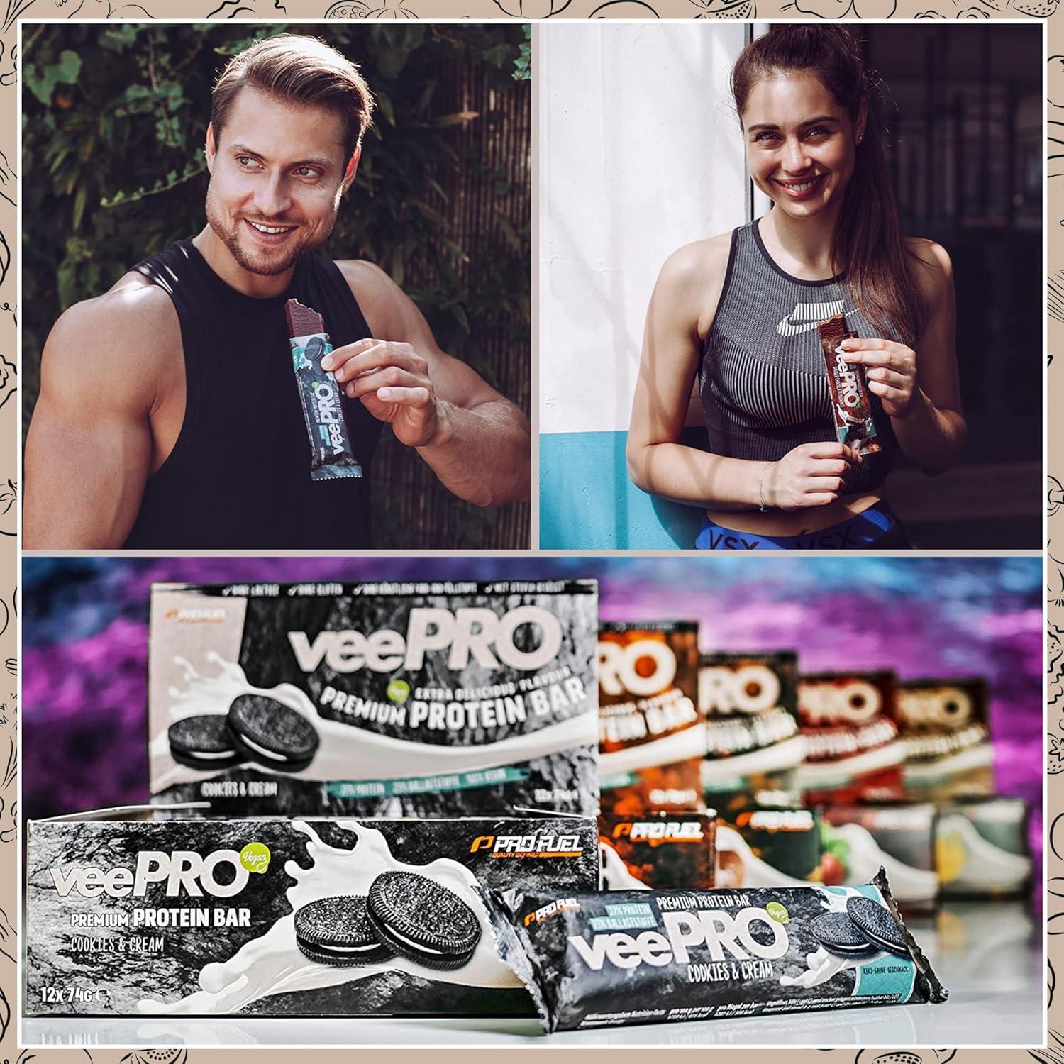 Buy Vegan Protein Bar Coconut 12x74g - 20g Protein High Fiber Low Carb ...
