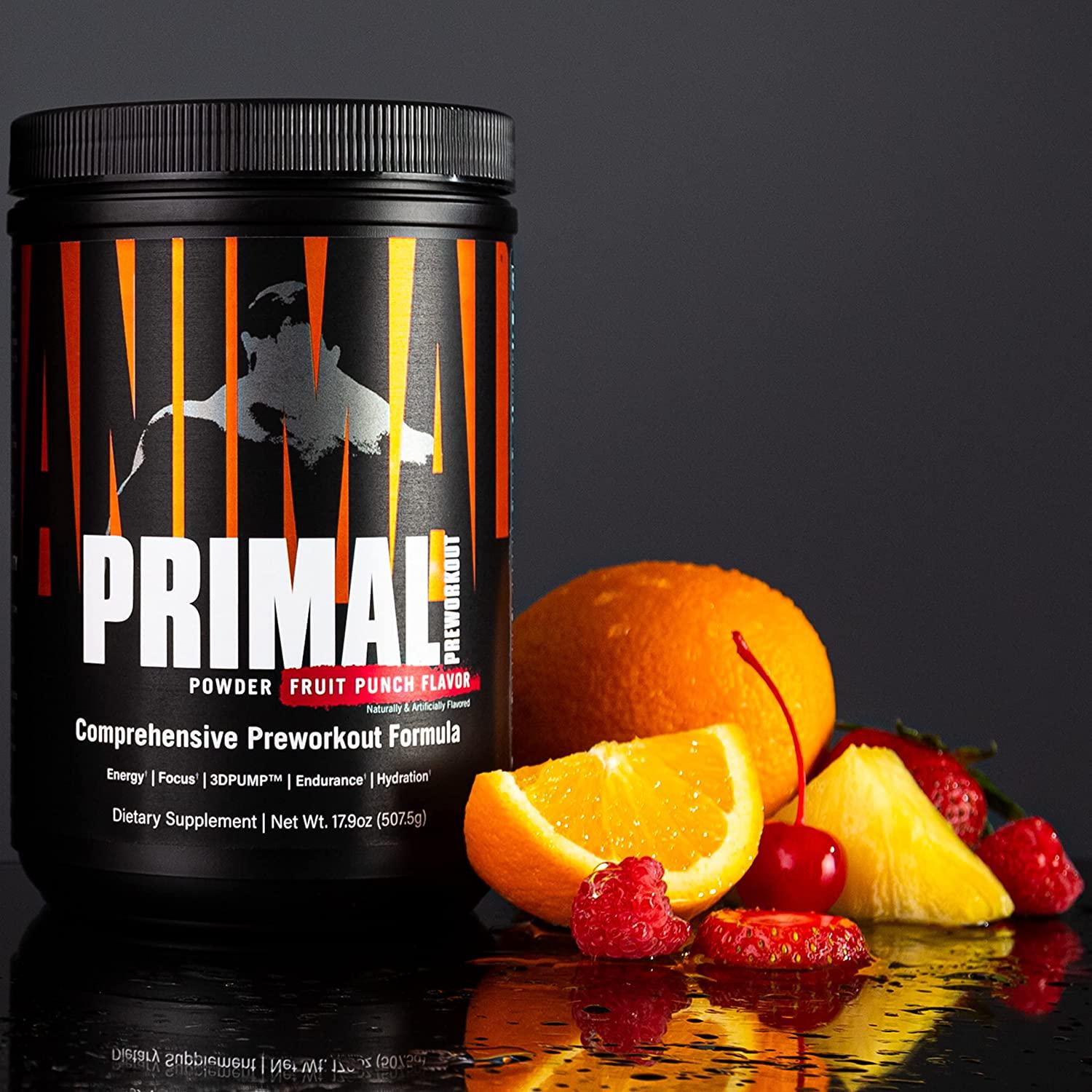 Animal Primal Muscle Hydration Preworkout Powder 17.9 oz - Beta Alanine ...