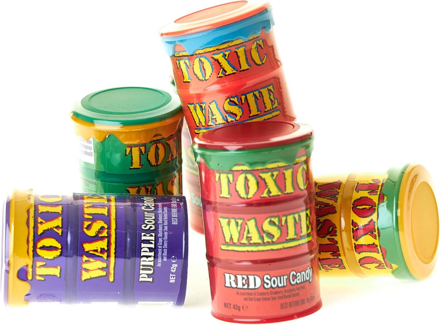 Zella Exclusive Set of 5 Sour Toxic Waste Tubs of Sweets | Buy Now with ...