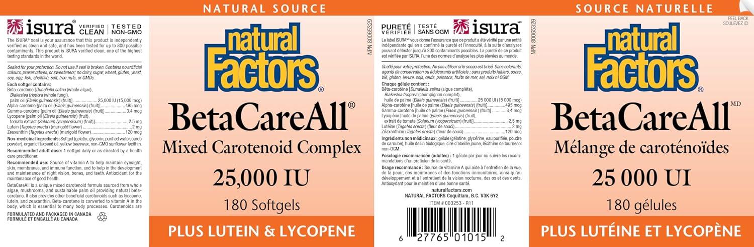 alpha carotene function