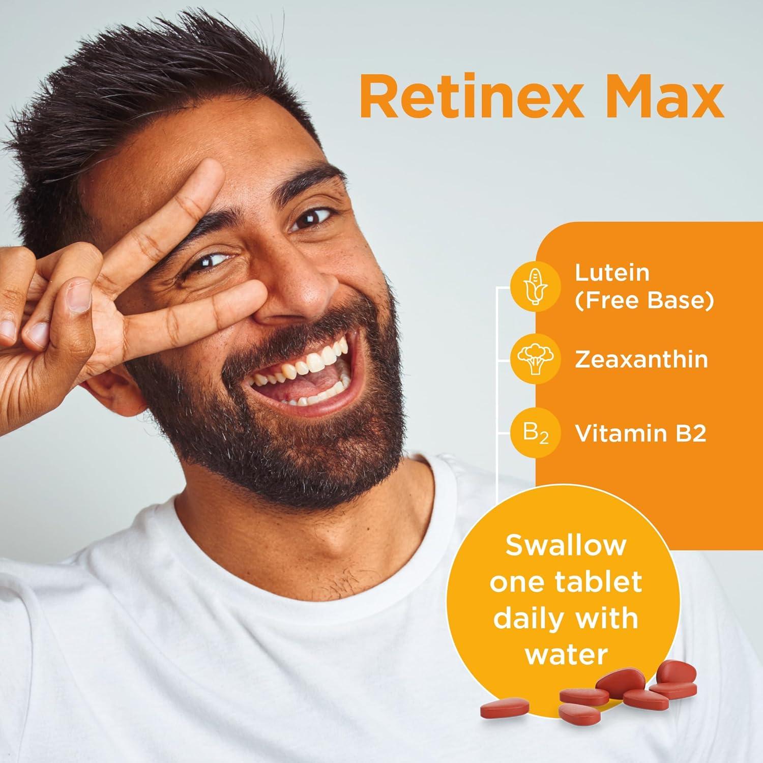 Healthspan Retinex Max 60 Tablets - Long Term Vision & Eye Health ...