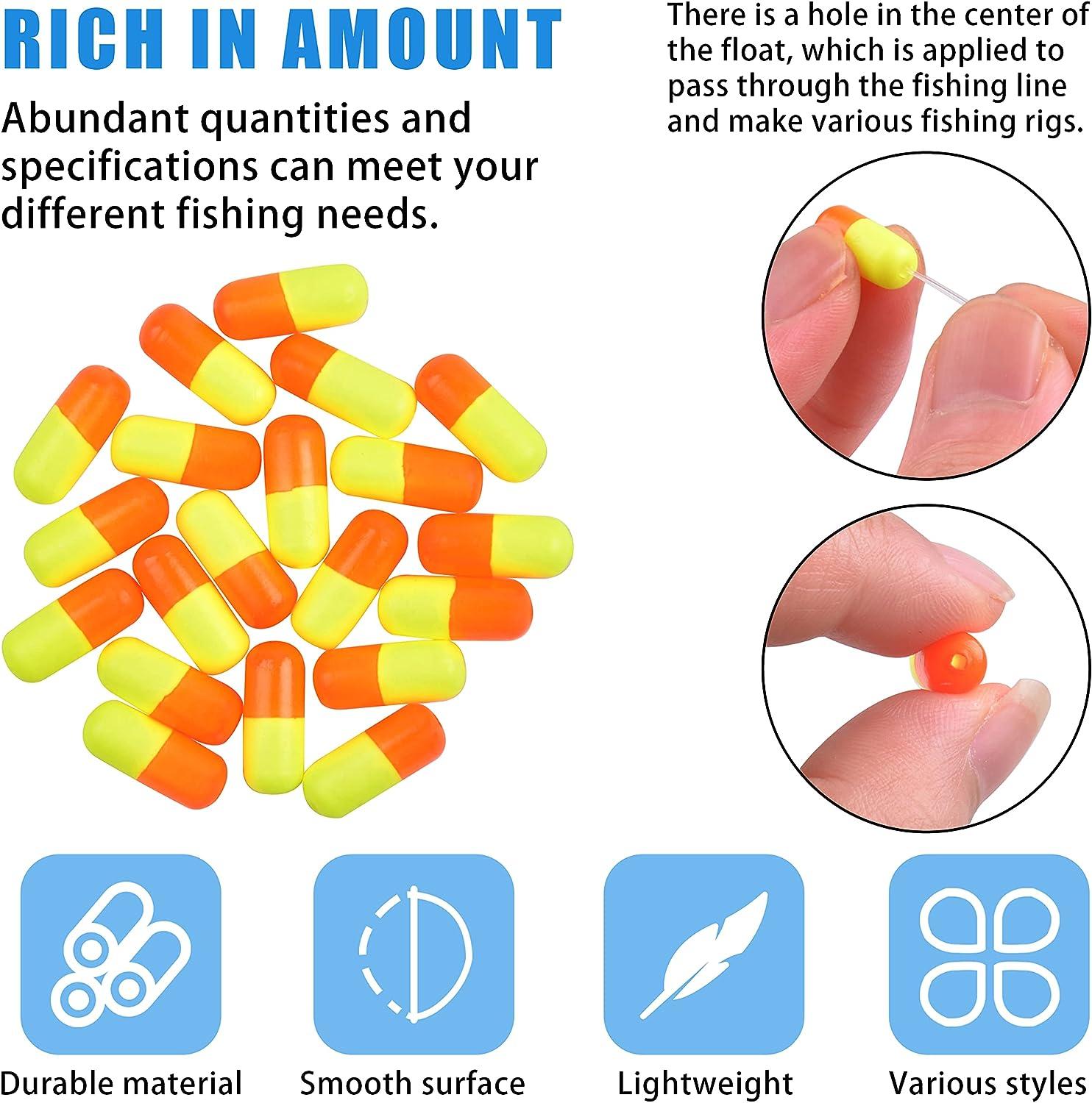 Pompano Rigs Foam Floats Kit for Surf Fishing - 80PCS Cylinder Float ...