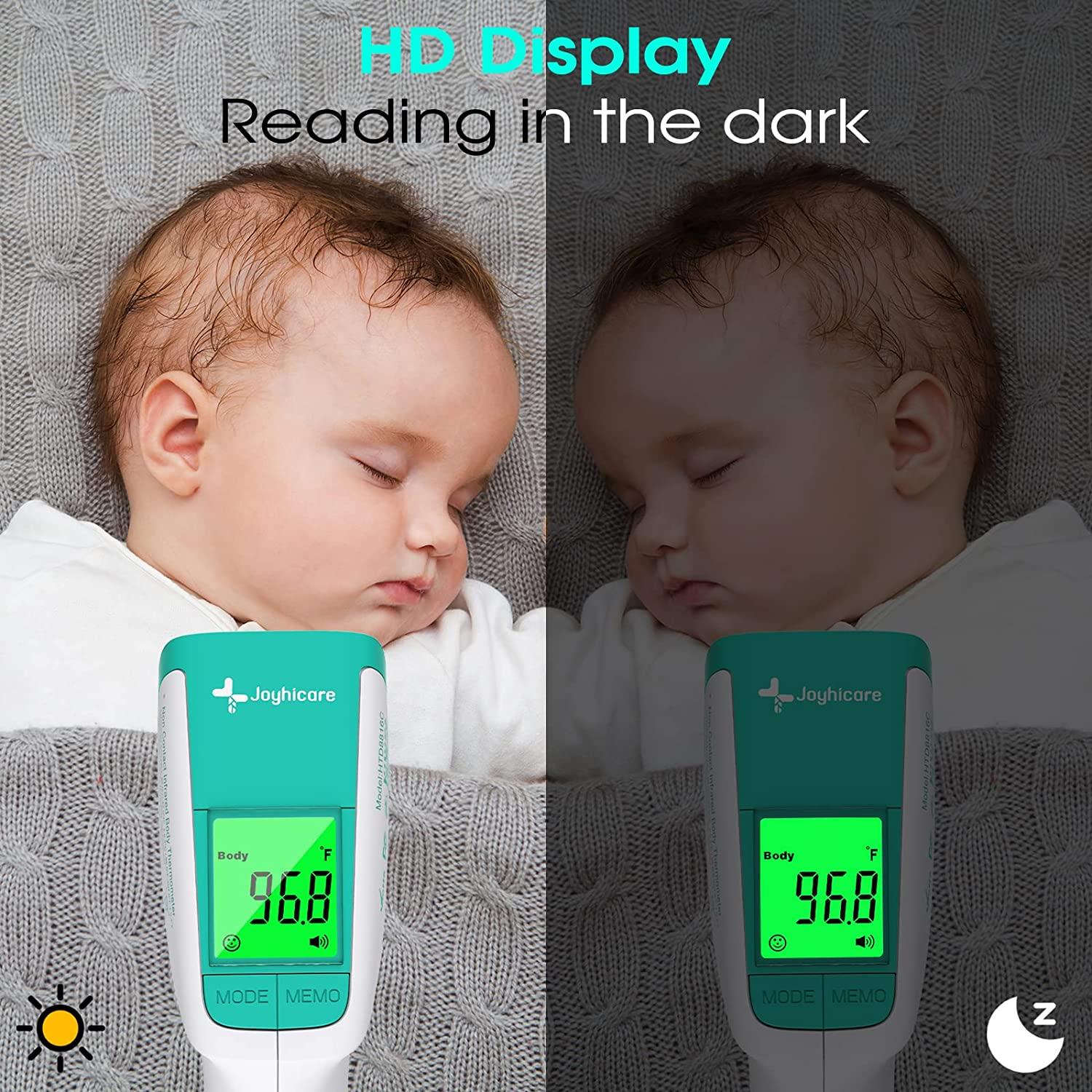 Joyhicare Touchless Infrared Forehead Thermometer - Medical Grade with ...