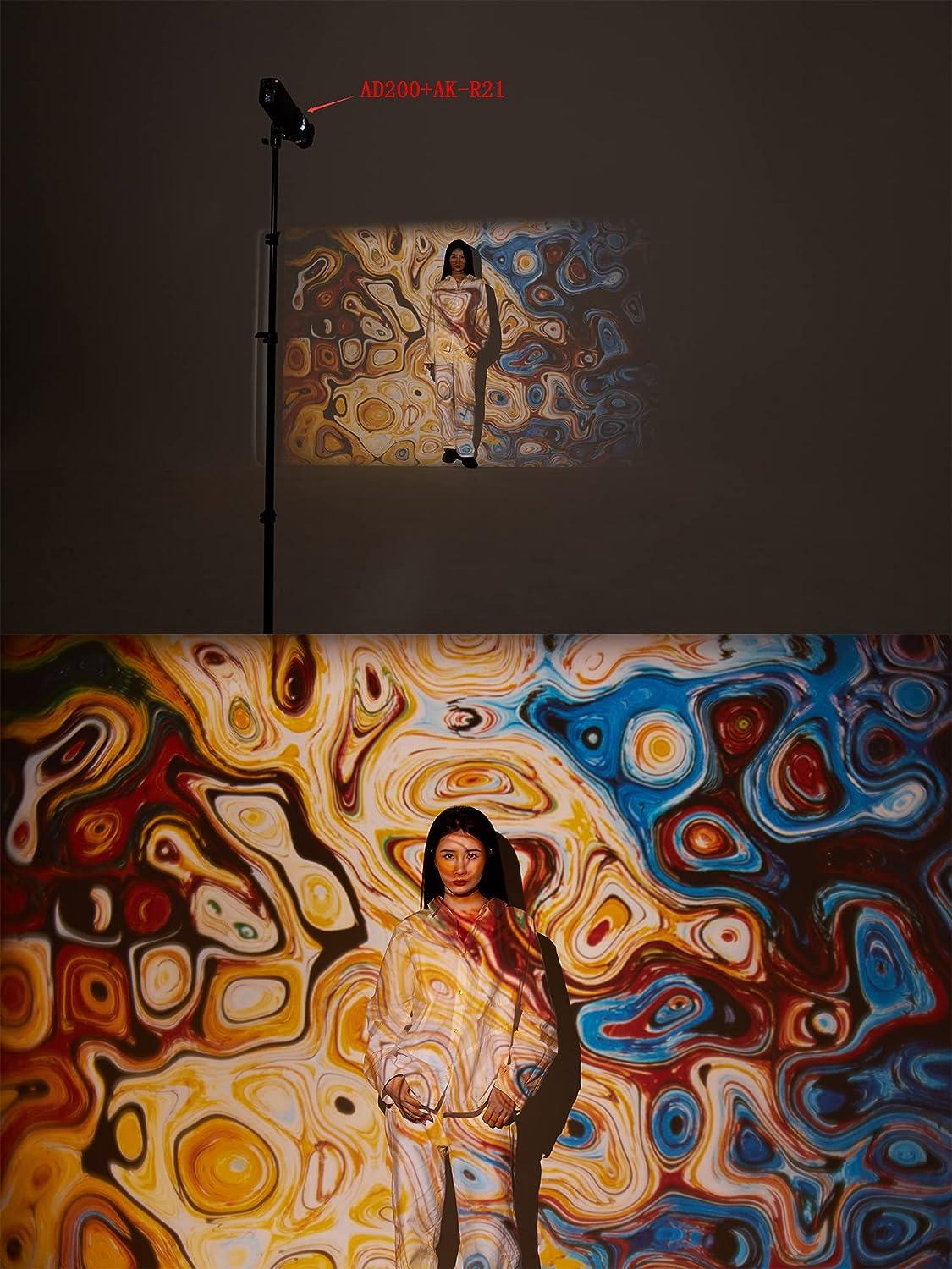 Godox AK-S Full Slide Set for Projector Flash - Optical Spotter GOBO ...