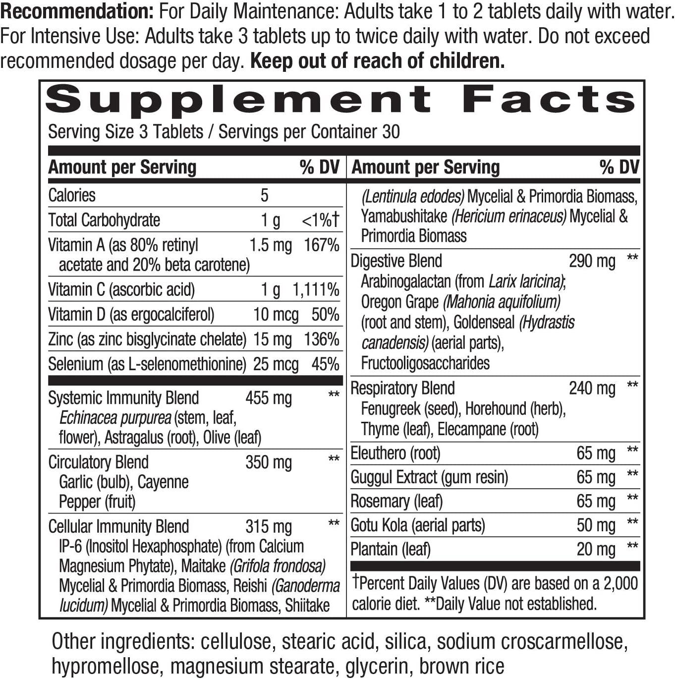 Nature's Way SystemWell Immune System Support - 90 Tablets for Optimal Health | Buy Now with ...