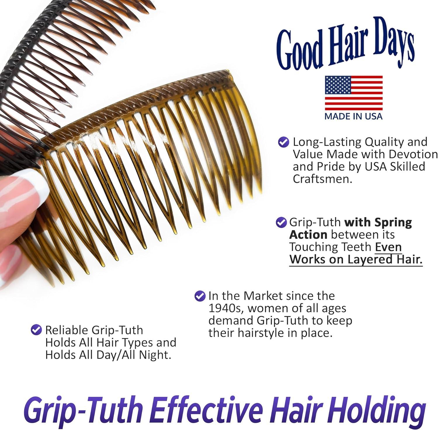 Good Hair Days 6 Inch Grip-Tuth Crystal Comb Band - Crystal 6 | Buy Now ...