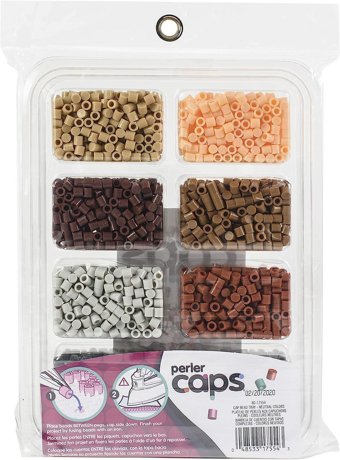Perler Neutral Colors Caps Bead Tray - 2000pcs | High-Quality Craft ...