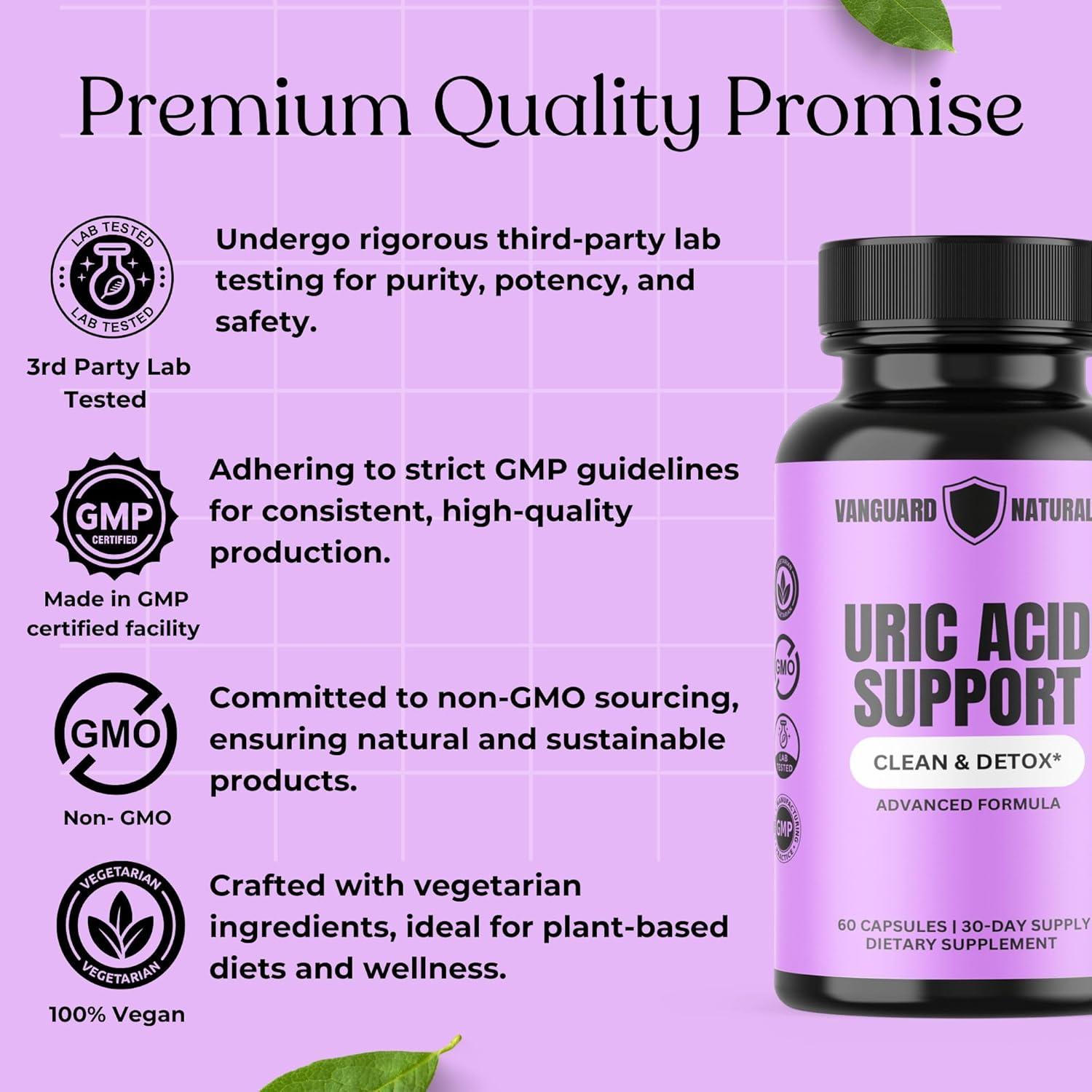 Uric Acid Support Advanced Formula - Detox & Balance Uric Acid Levels ...