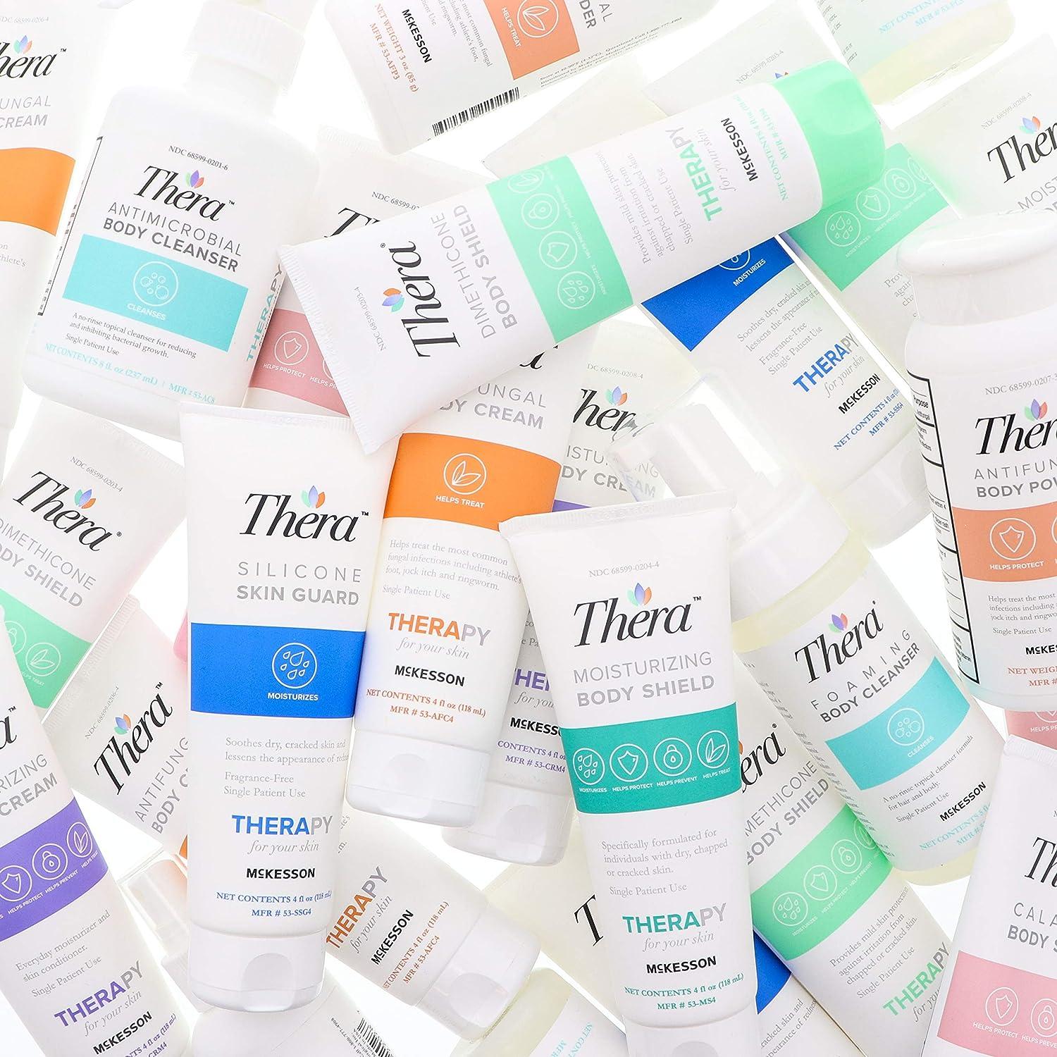 Thera Calazinc Body Shield 4oz - Zinc Oxide & Calamine Formula for Skin ...