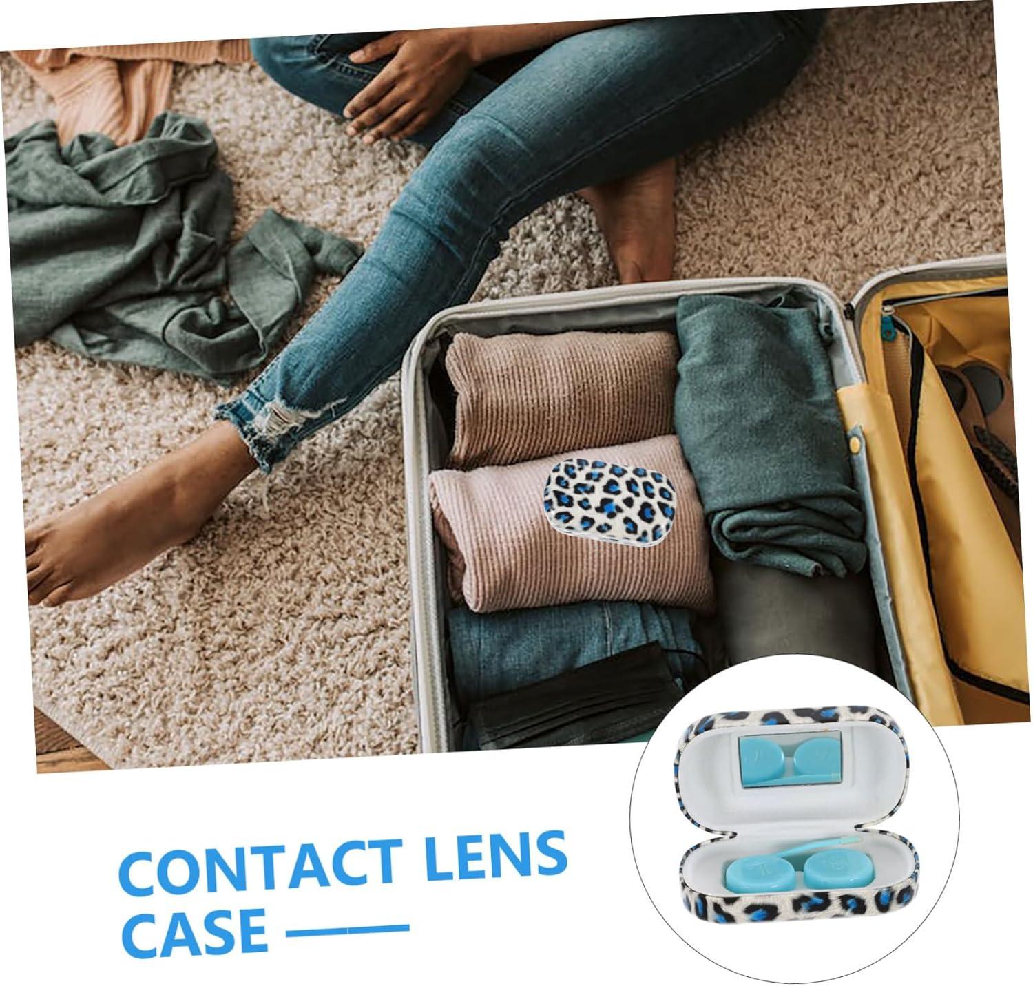 Buy Clispeed Contact Lens Case with Mirror - Stylish & Functional Lens ...