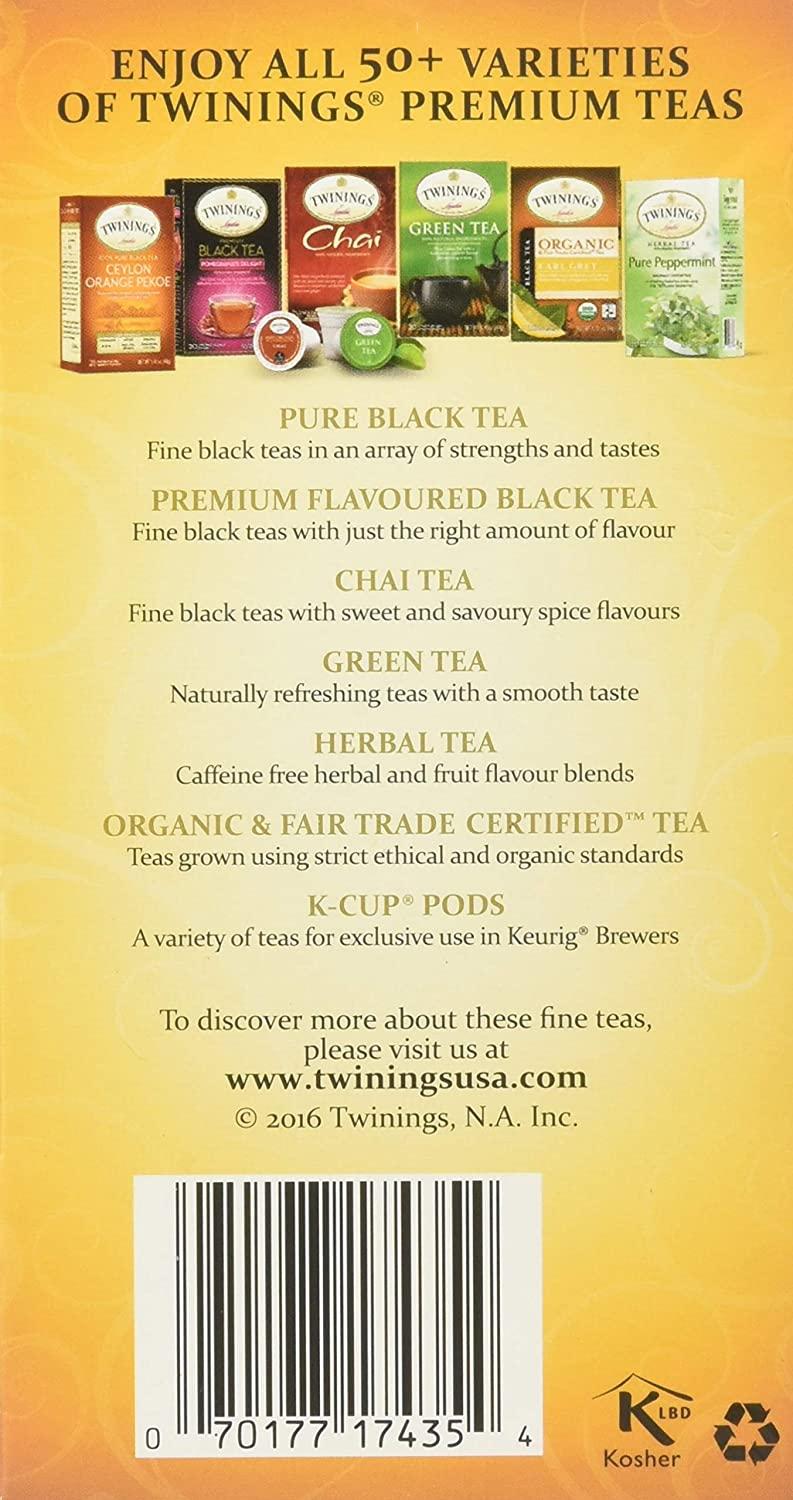 Twinings Earl Grey Jasmine Tea - 20 Count | Premium Flavored Tea Bags ...