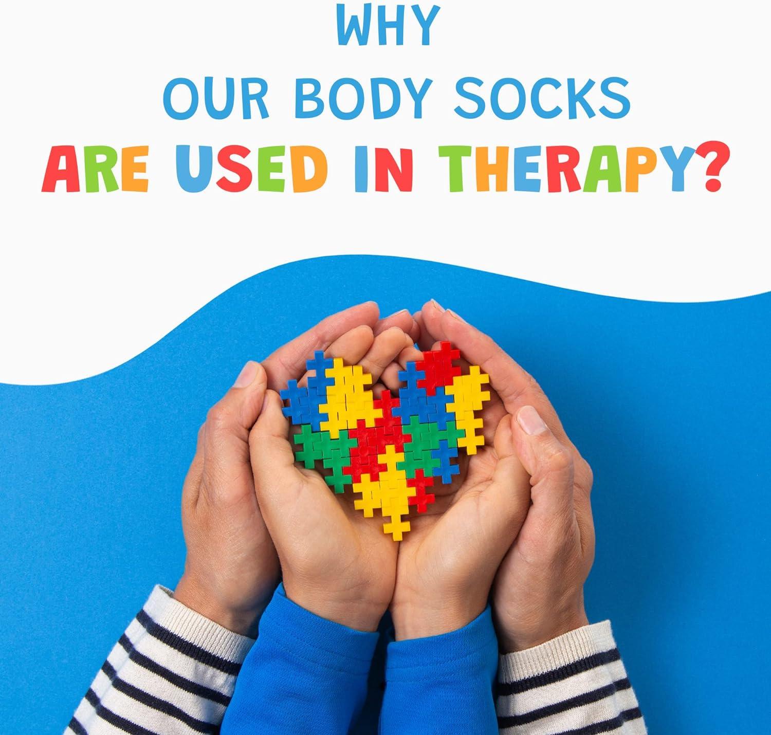 Sensory Owl Full Body Sock - XL Blue for ADHD Autism - Deep Pressure ...