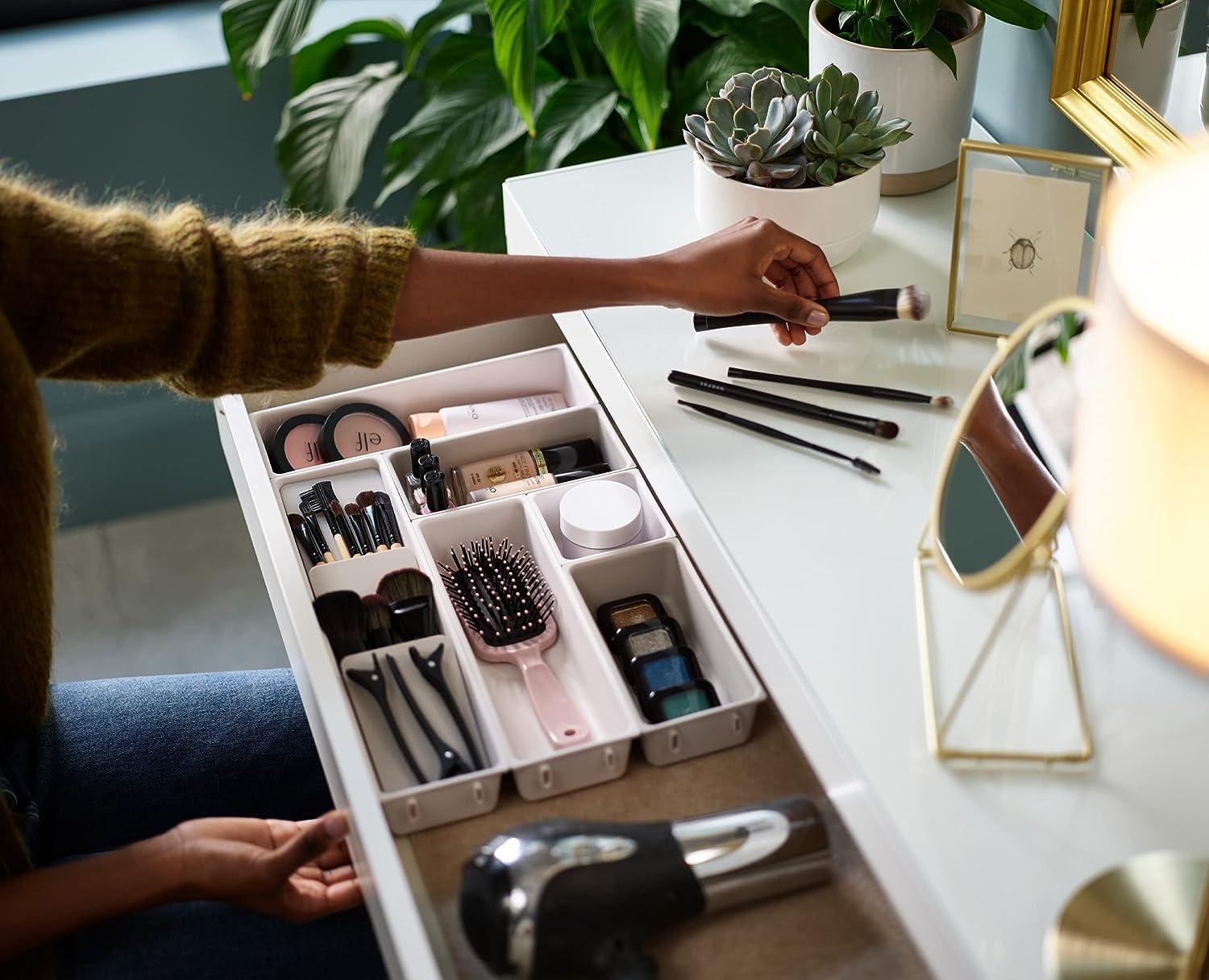 Joseph Joseph Viva Modular 7-Piece Makeup Drawer Organizer Set | Beauty ...