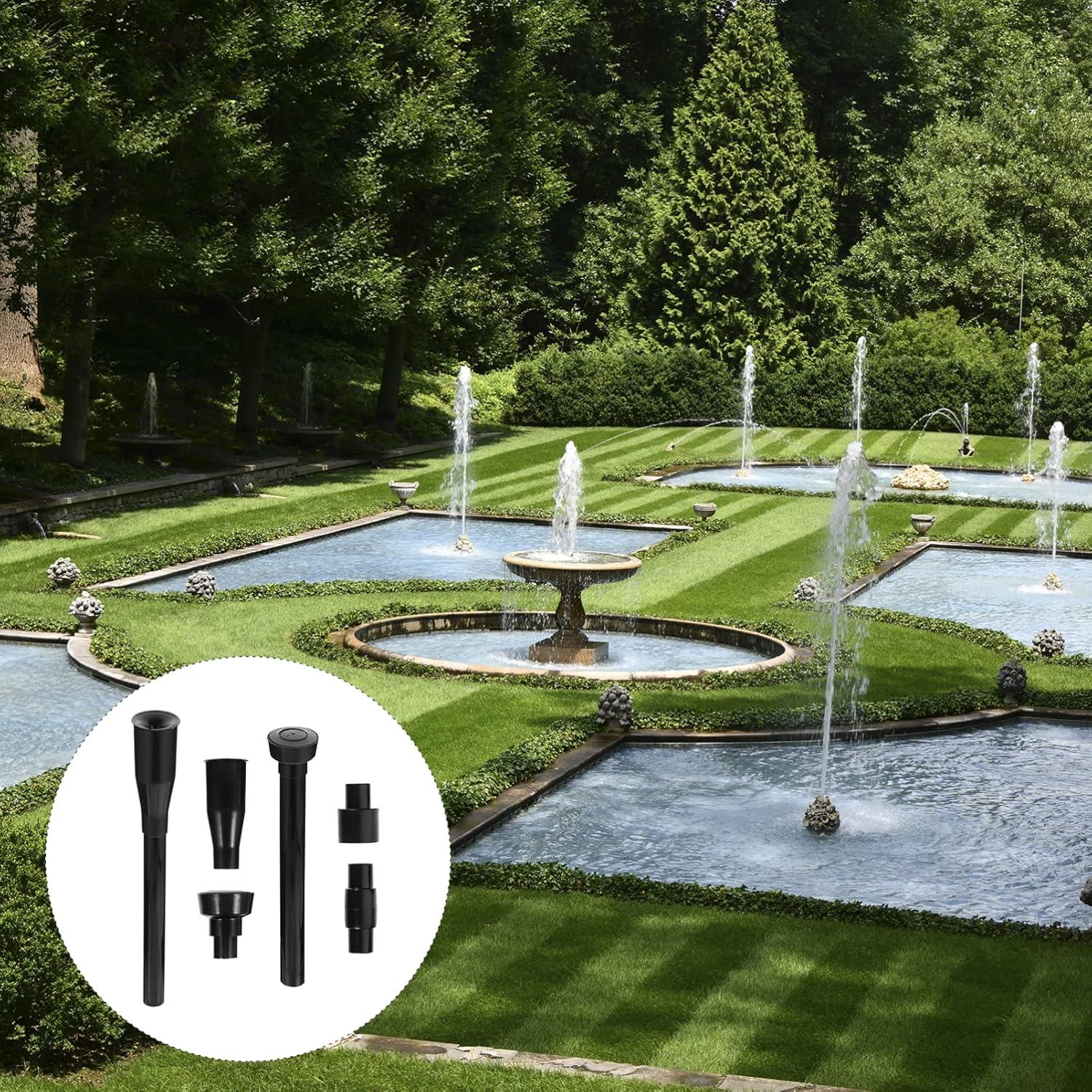 Hemoton Fountain Nozzle Set - 8 Spring Nozzles for Water Features Ponds ...