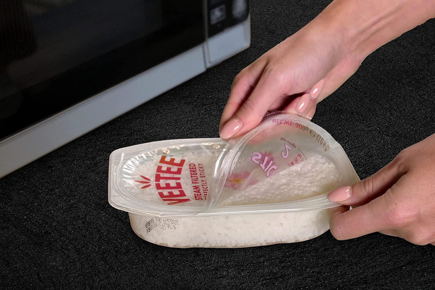 Veetee Heat & Eat Sticky Rice - Microwavable Minute Rice - Gluten Free ...