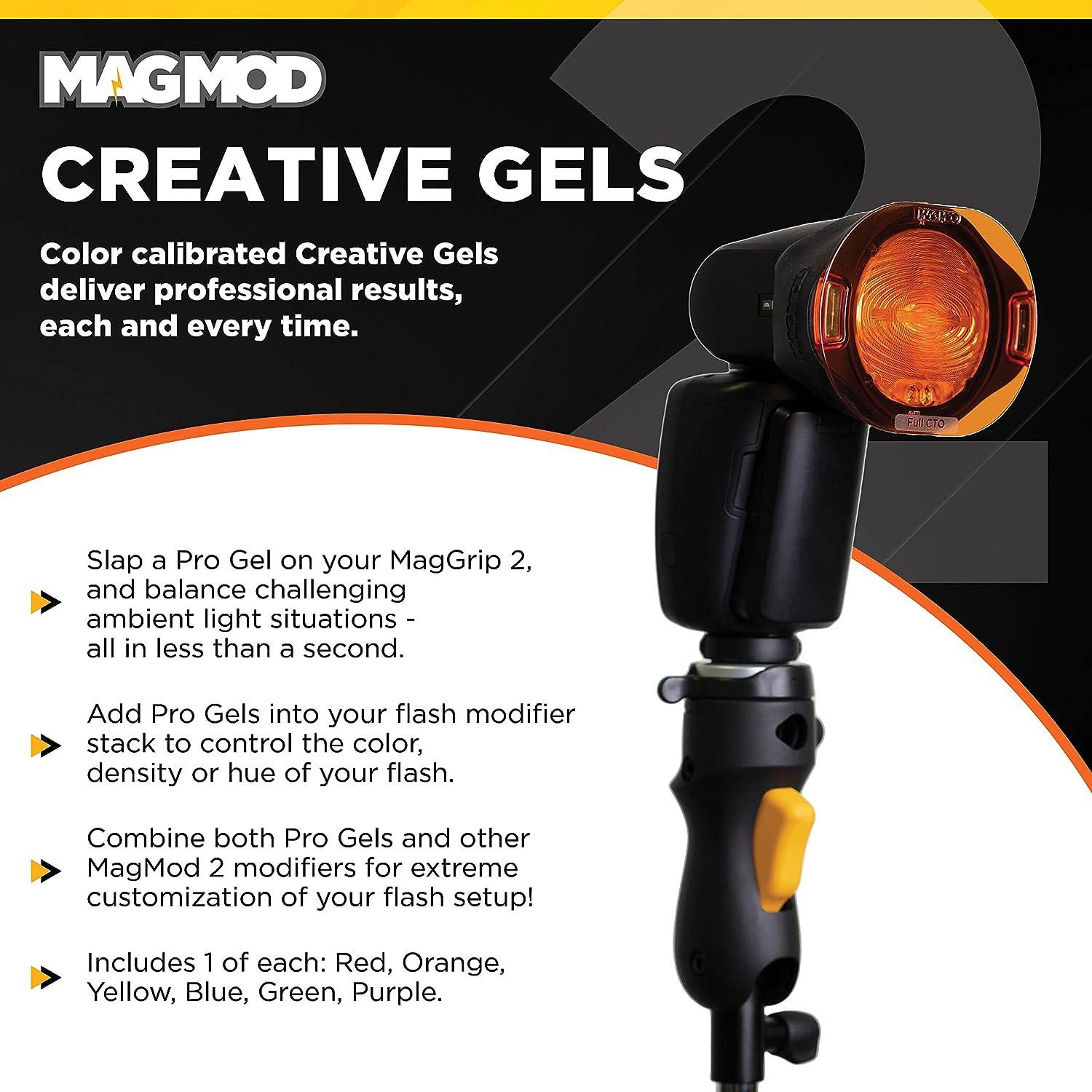 MagMod Pro Creative Gels - Set of 6 New & Improved Color Modifiers ...